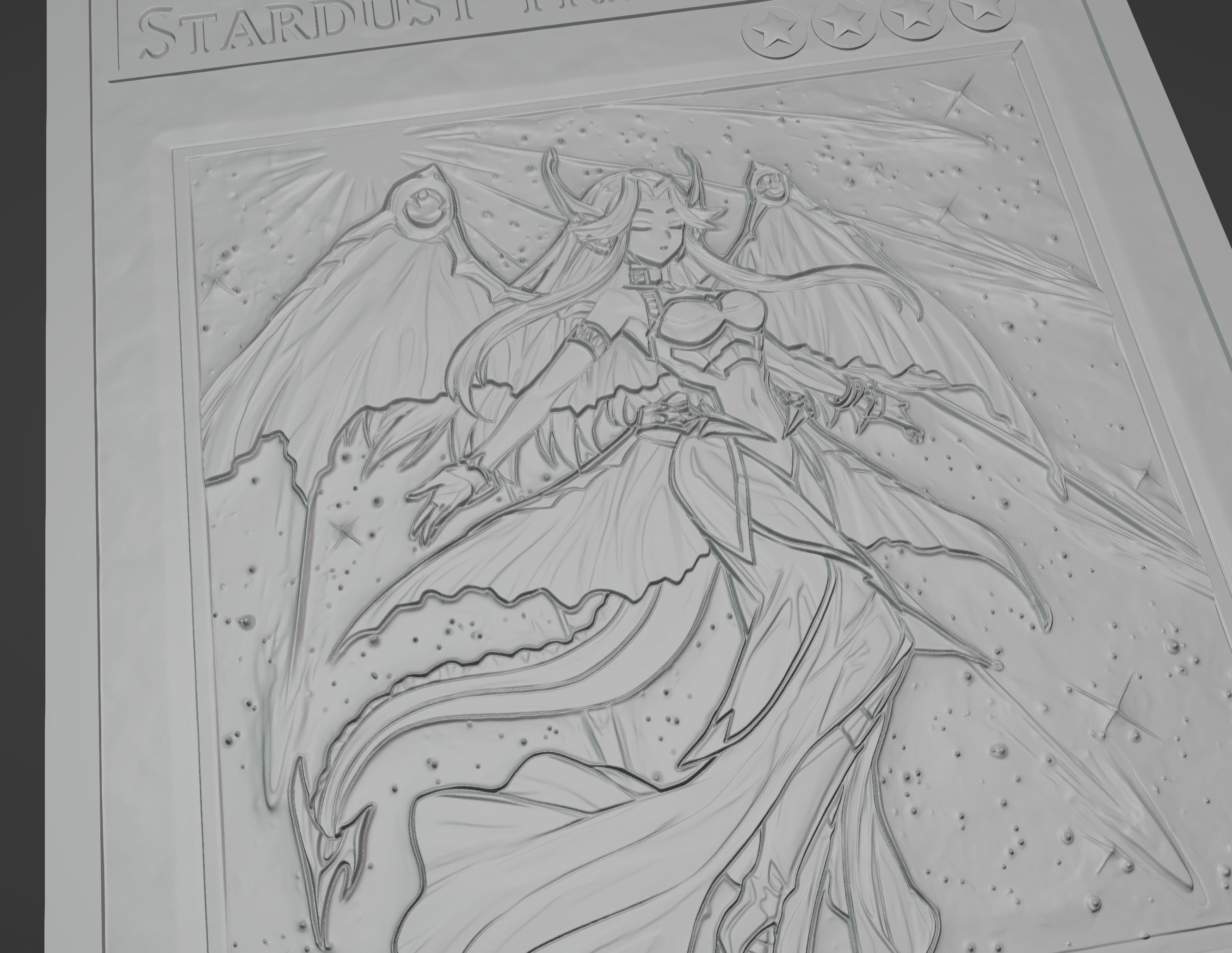 stardust trail - yugioh 3D model 3D printable | CGTrader