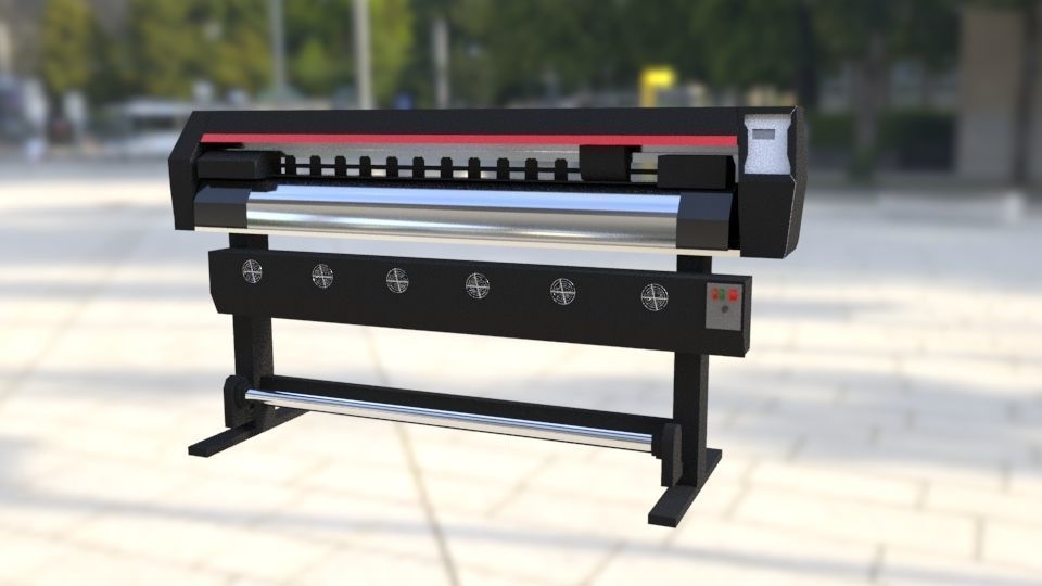 cutting plotter 3d model 3D model | CGTrader