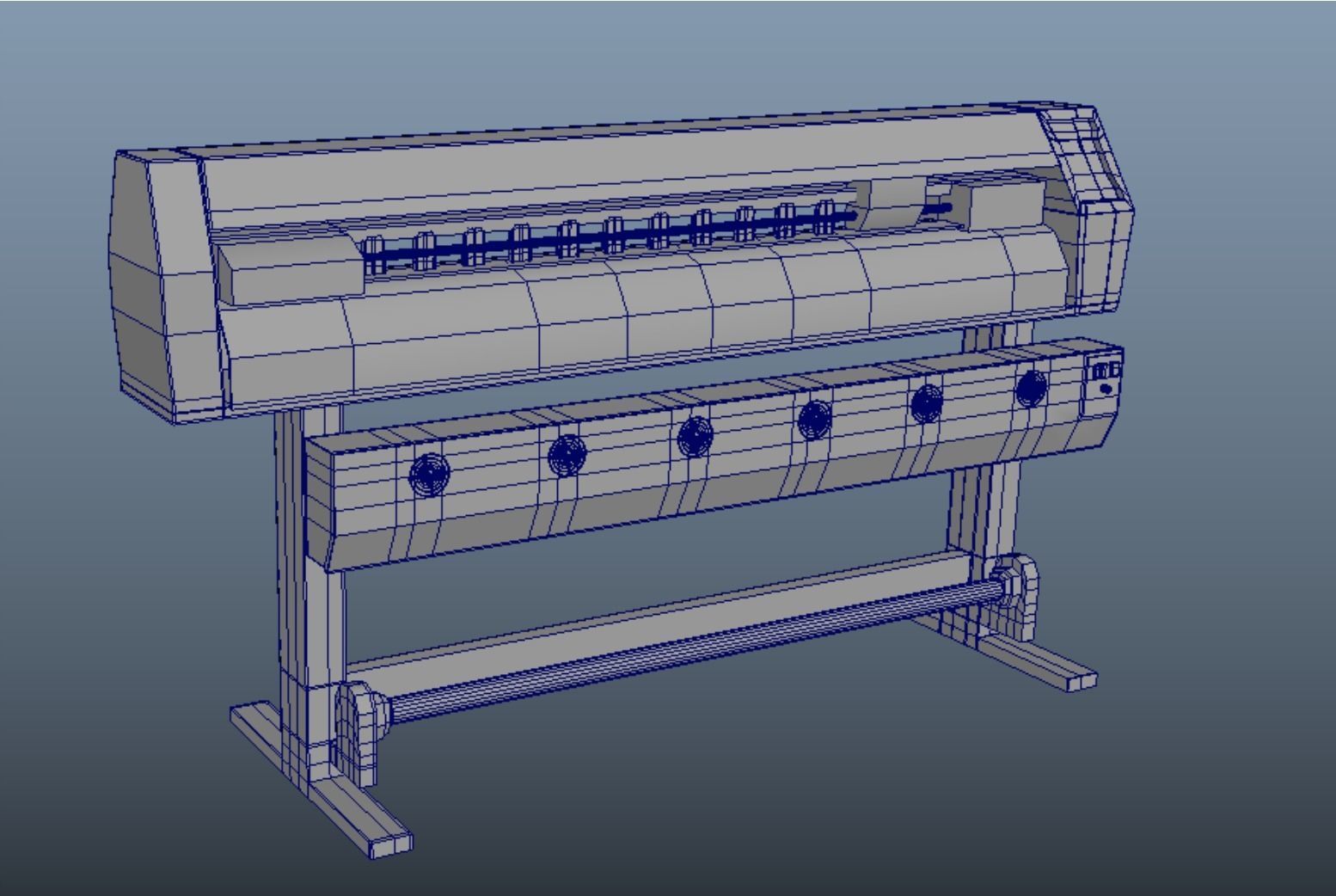 cutting plotter 3d model 3D model | CGTrader