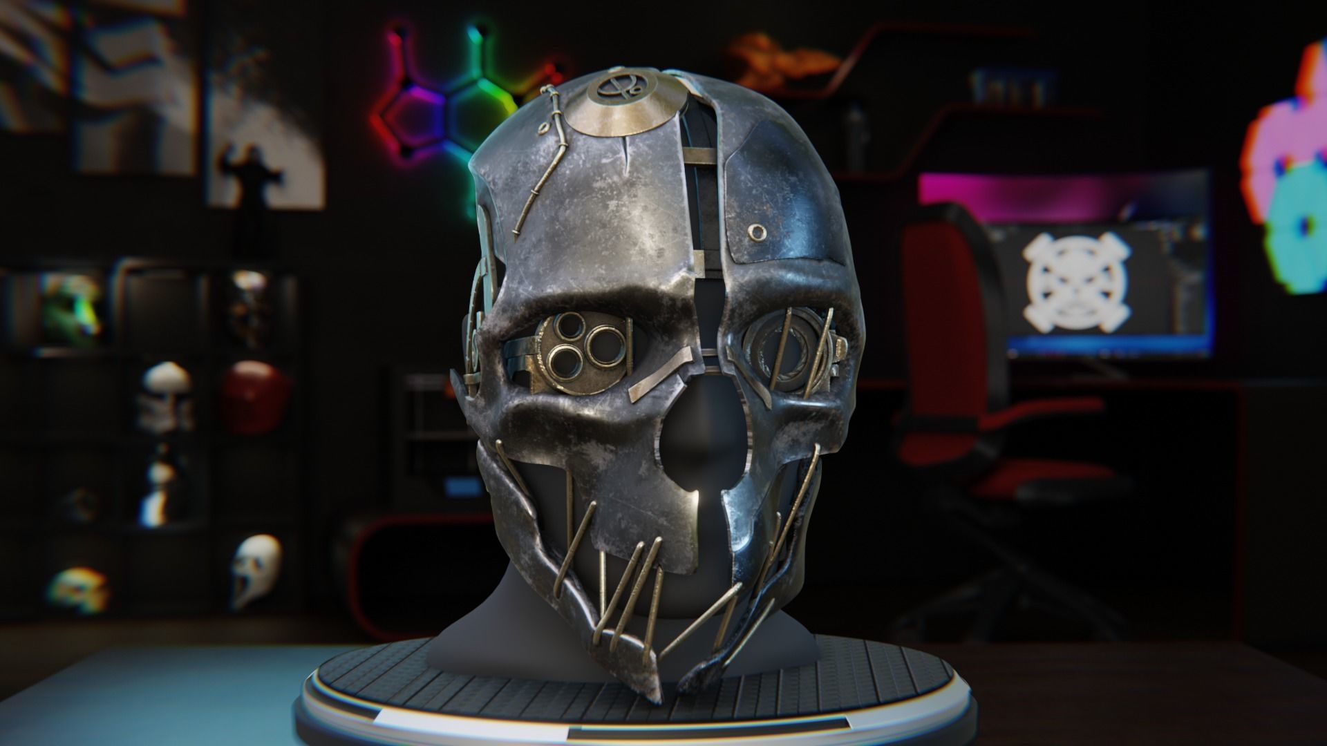 Corvo Mask from Dishonored 1 3D model 3D printable | CGTrader