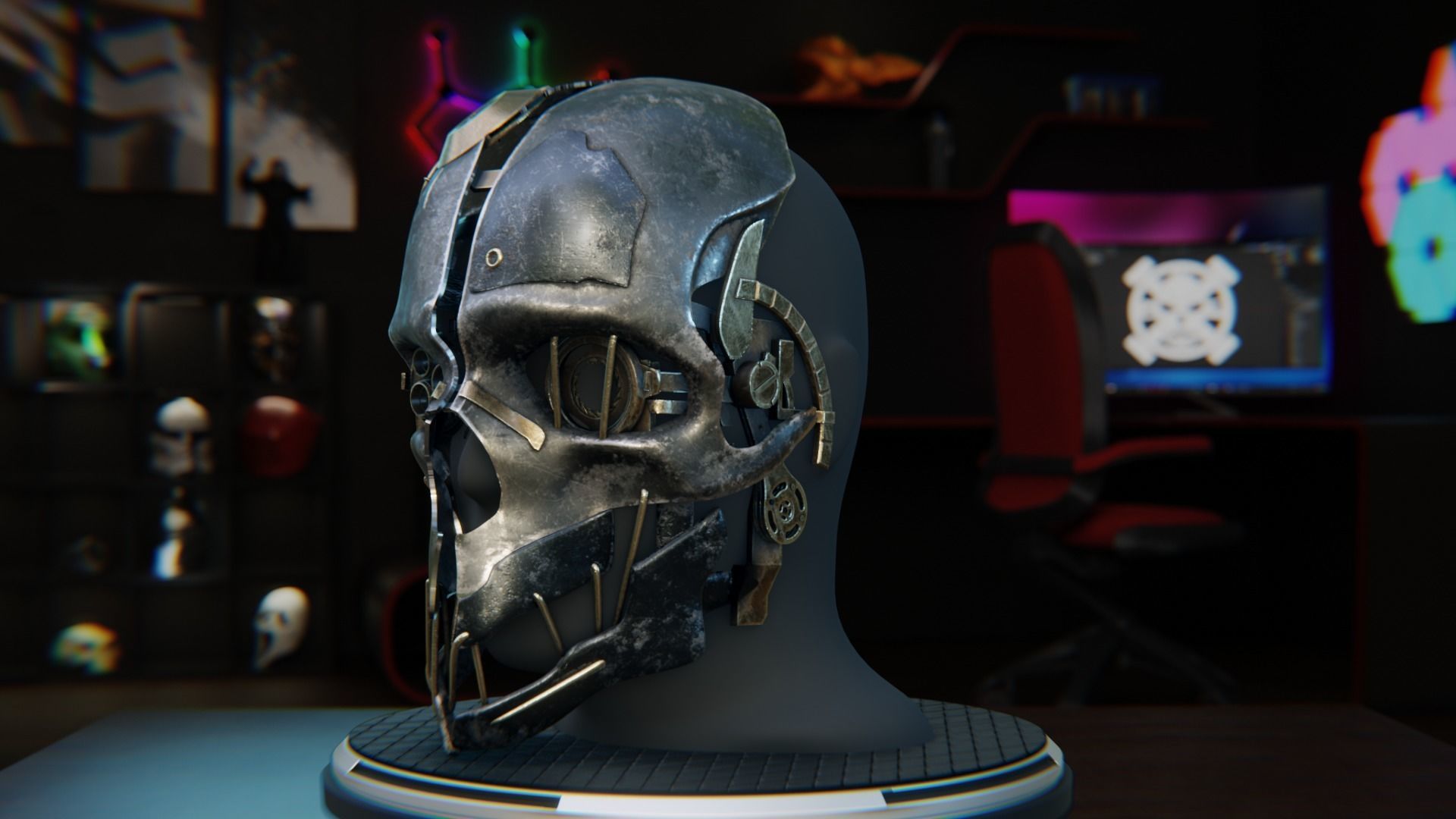 Corvo Mask from Dishonored 1 3D model 3D printable | CGTrader