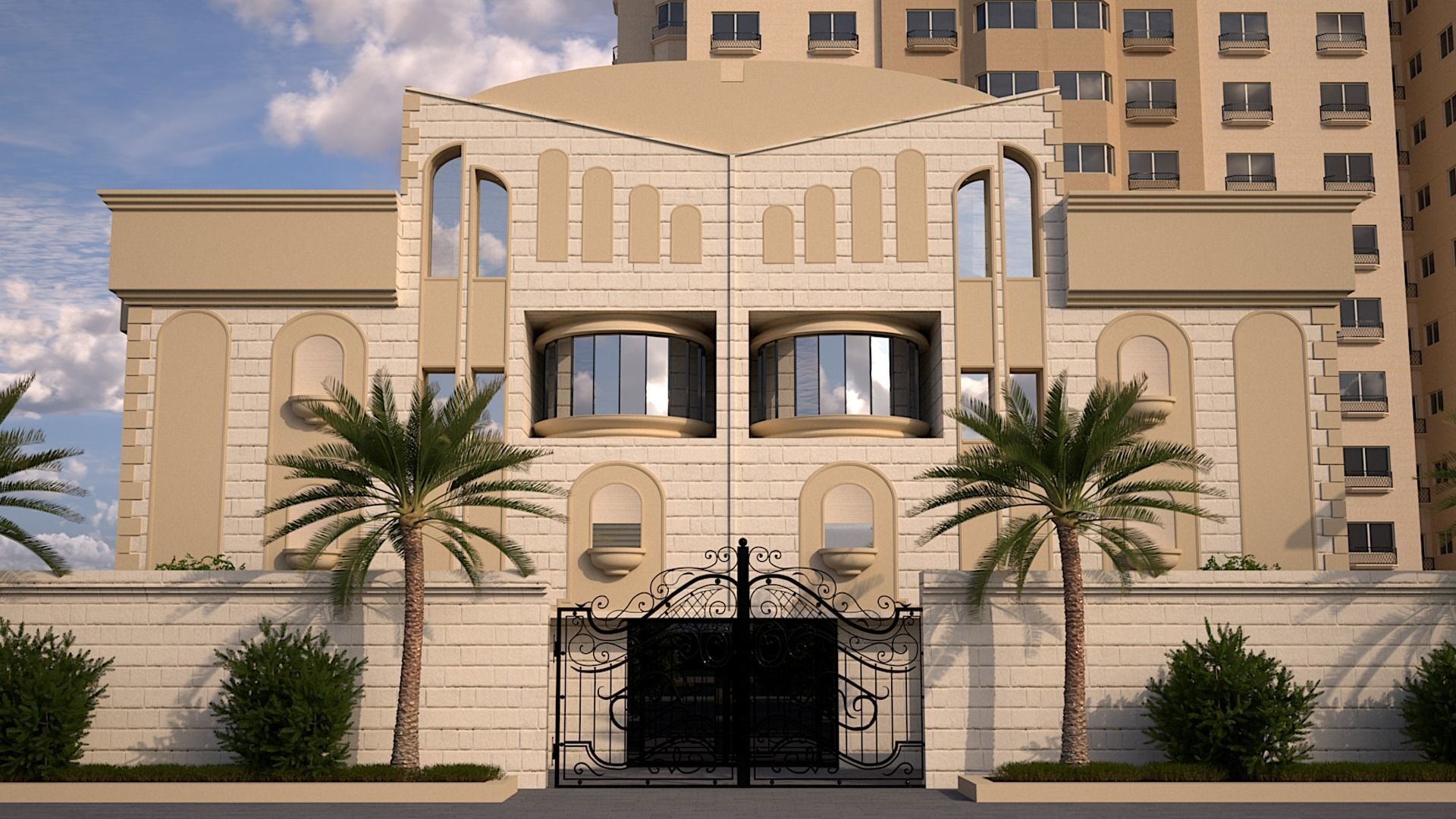 3D Kuwait area scene 3D model | CGTrader