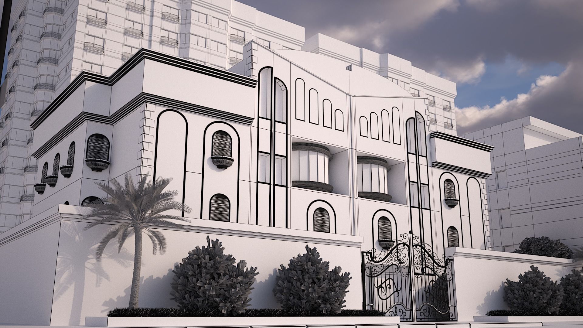 3D Kuwait area scene 3D model | CGTrader