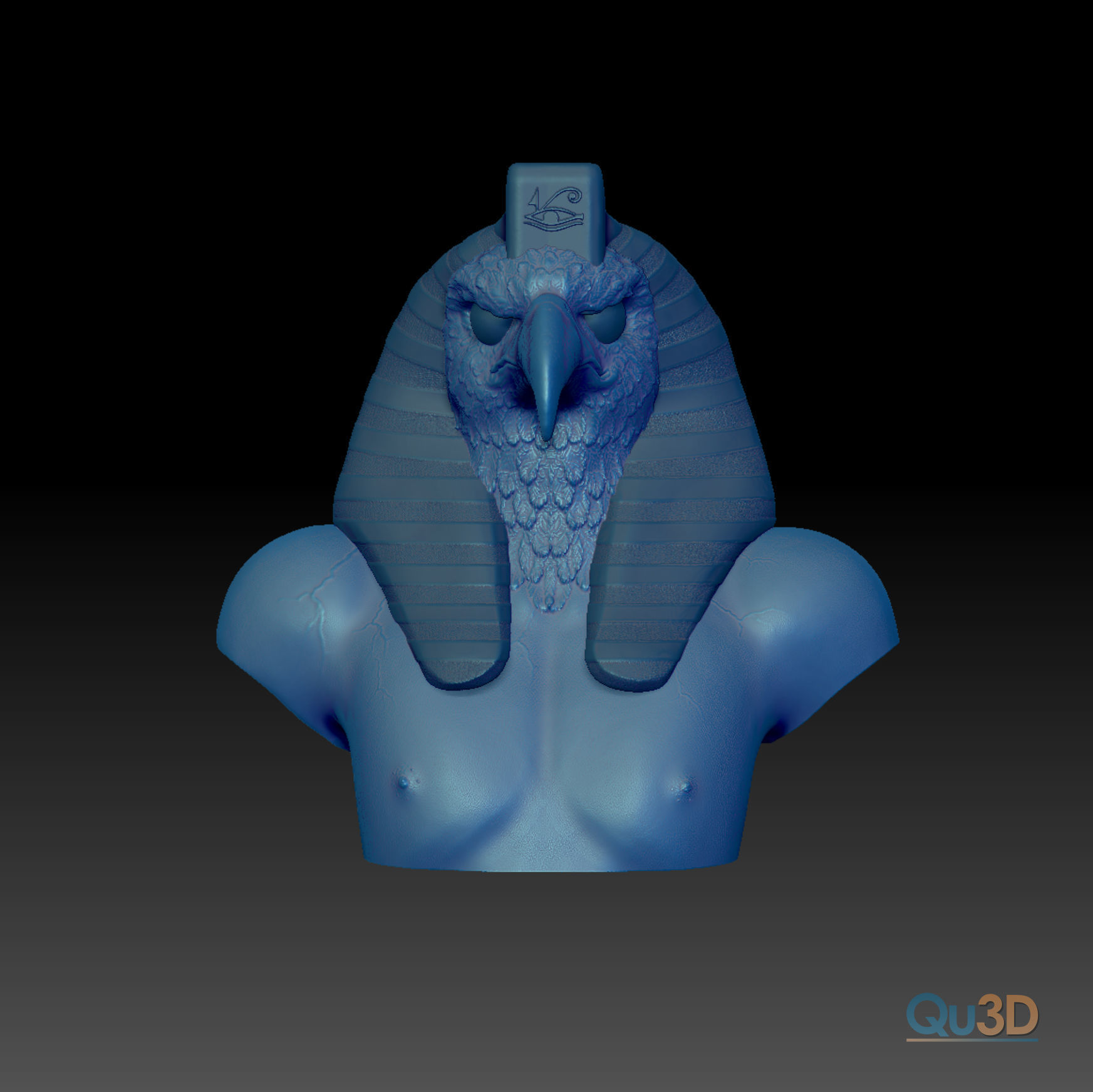 Horus Sun God Anubis Bust 3D model 3D printable | CGTrader