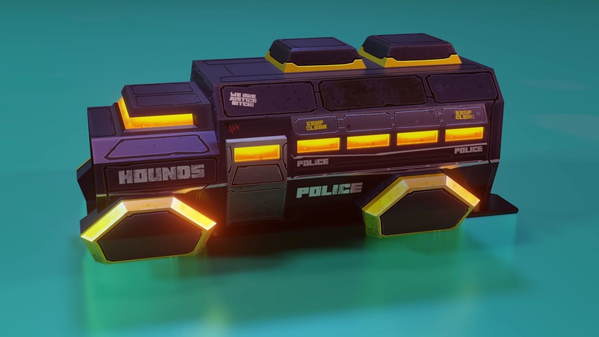 3D model Modular Stylized Cyberpunk City Pack VR / AR / low-poly | CGTrader