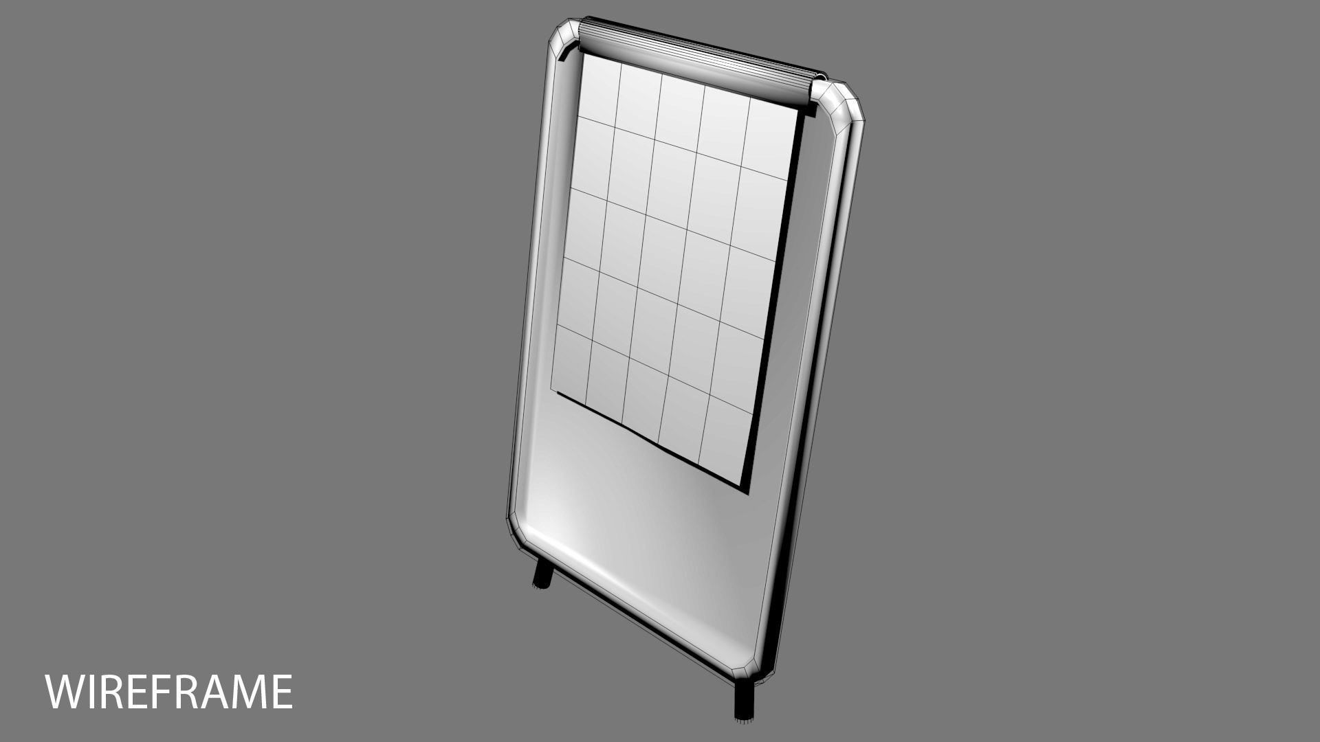 Notice Board 1 3D model | CGTrader