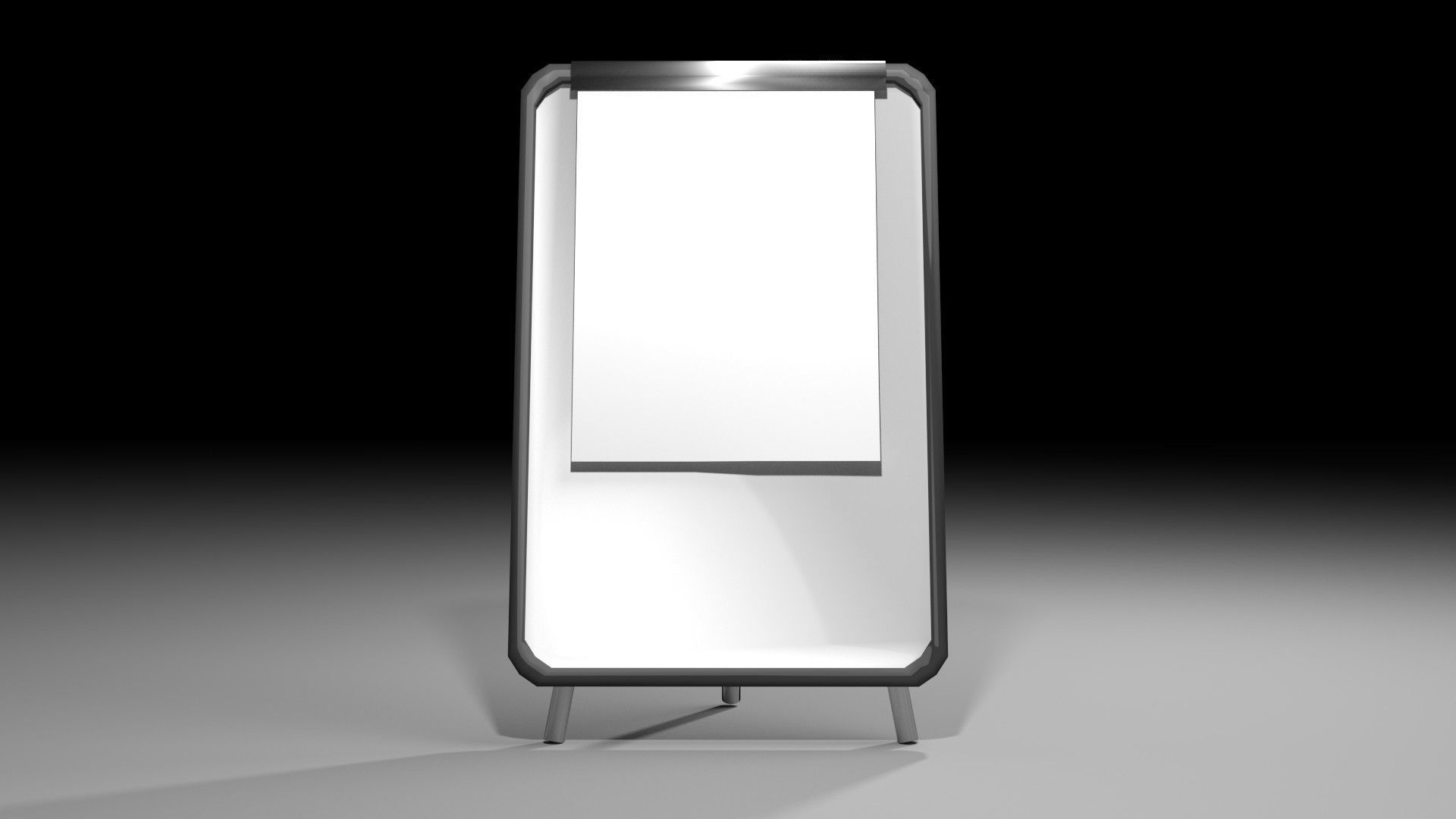 Notice Board 1 3D model | CGTrader