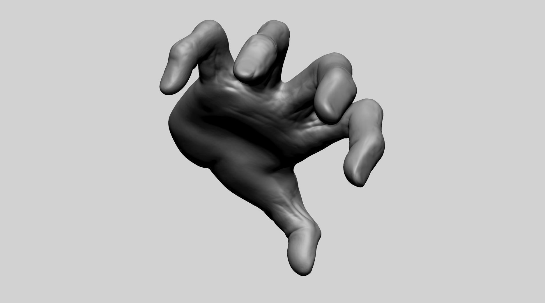 Hand Model B 3d Model Cgtrader