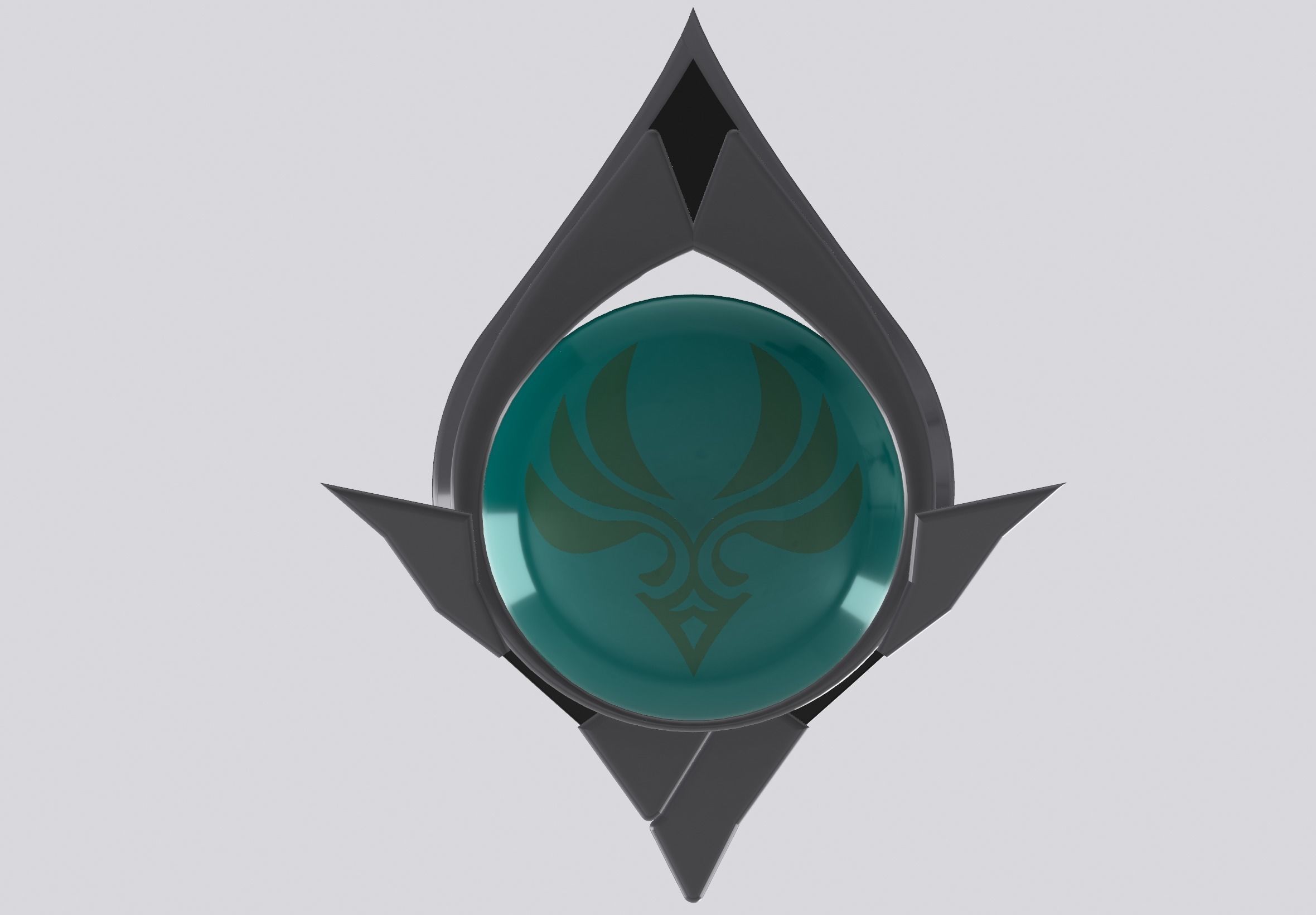 Snezhnaya Anemo Vision Genshin Impact 3D model 3D printable | CGTrader