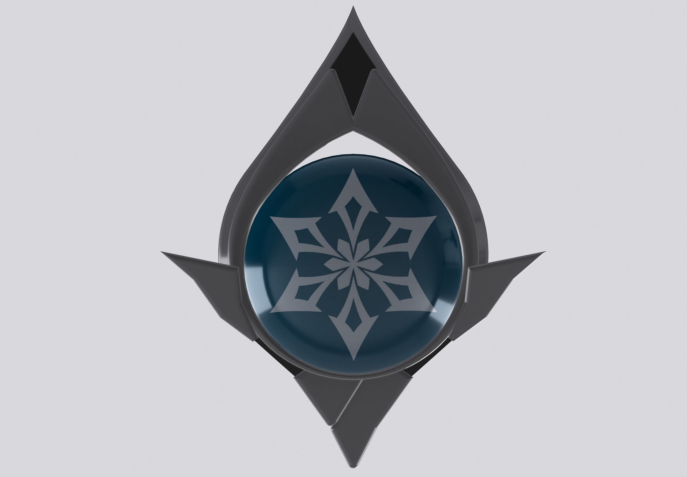 Snezhnaya Cryo Vision Genshin Impact 3D model 3D printable | CGTrader