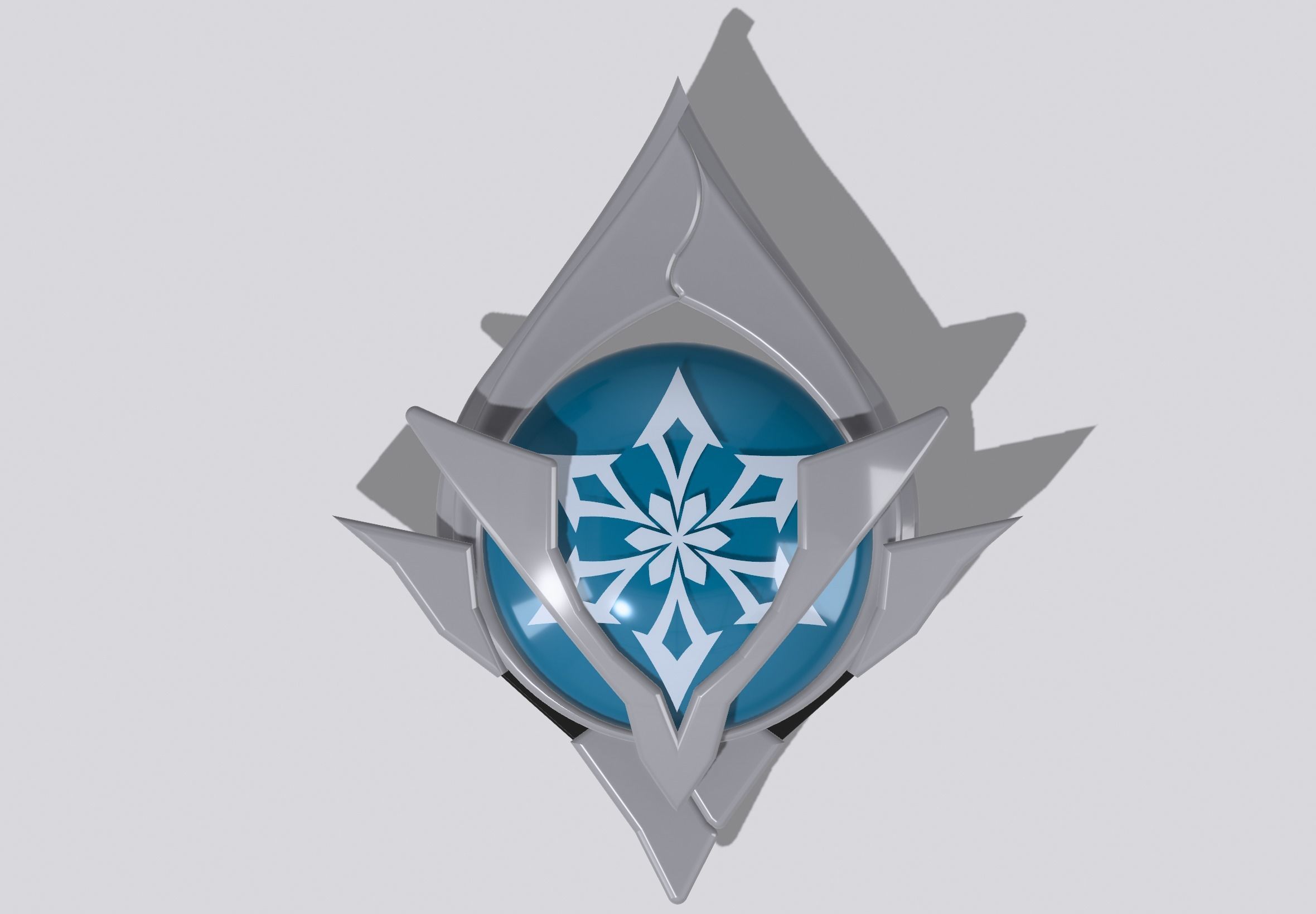 Snezhnaya Cryo Vision Genshin Impact 3D model 3D printable | CGTrader