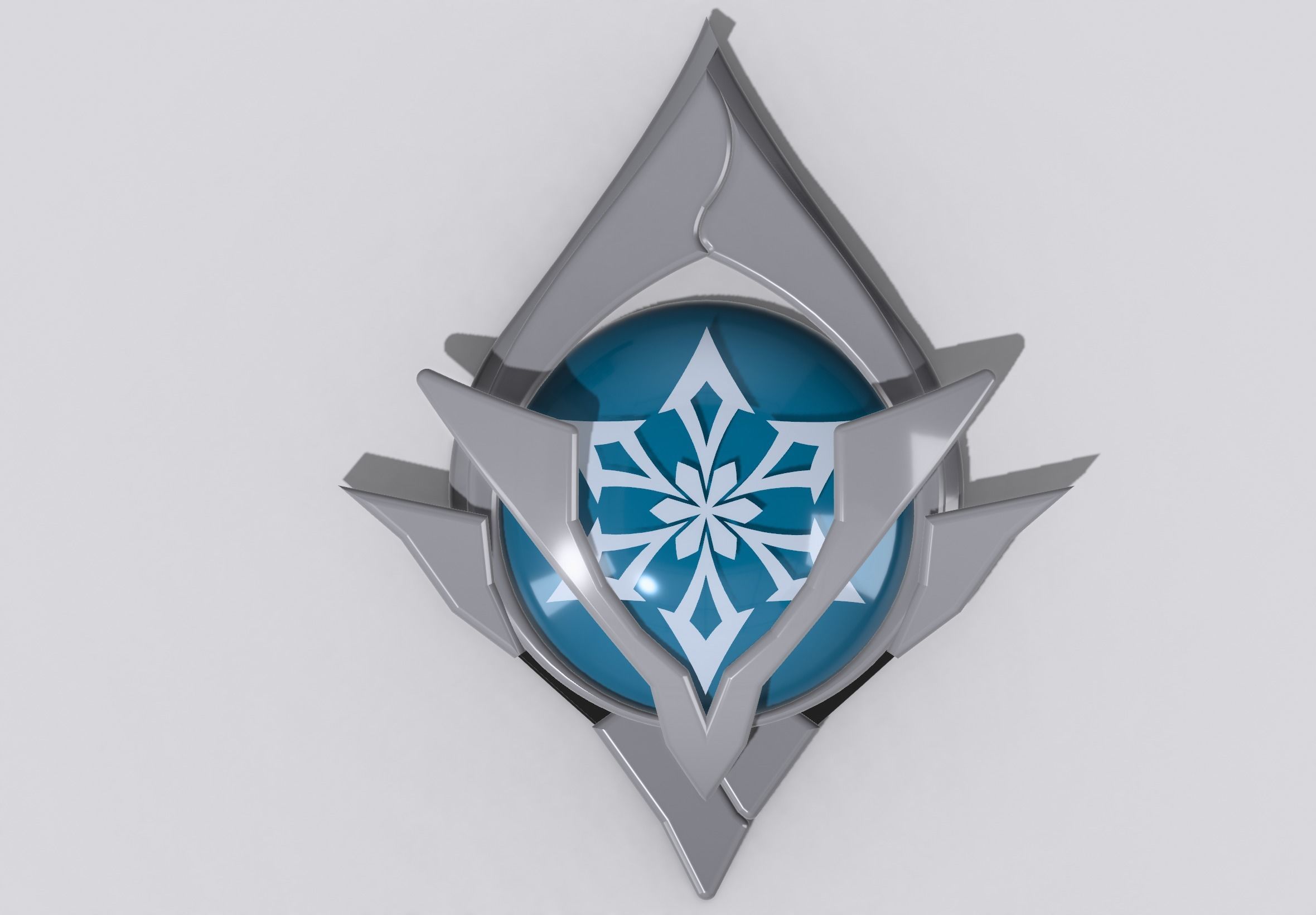 Snezhnaya Cryo Vision Genshin Impact 3D model 3D printable | CGTrader