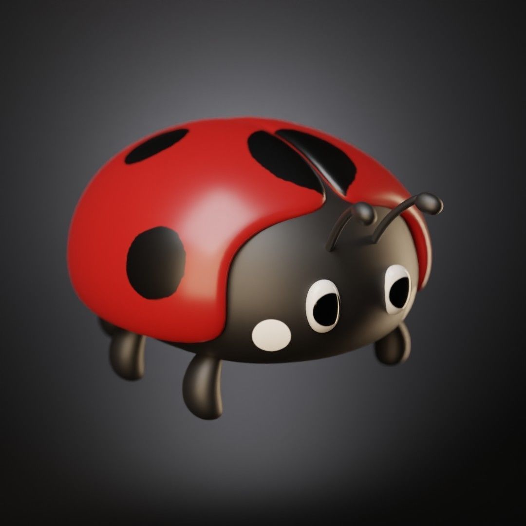 3D model Cartoon Ladybug VR / AR / low-poly | CGTrader