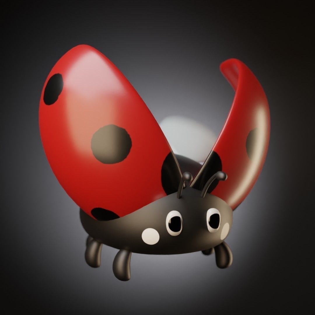 3D model Cartoon Ladybug VR / AR / low-poly | CGTrader