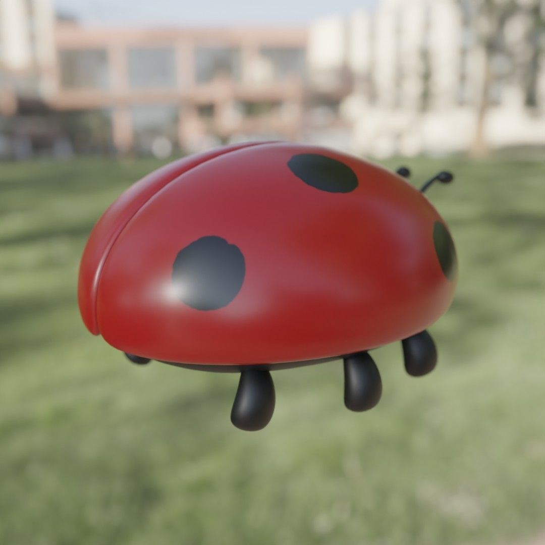 3D model Cartoon Ladybug VR / AR / low-poly | CGTrader