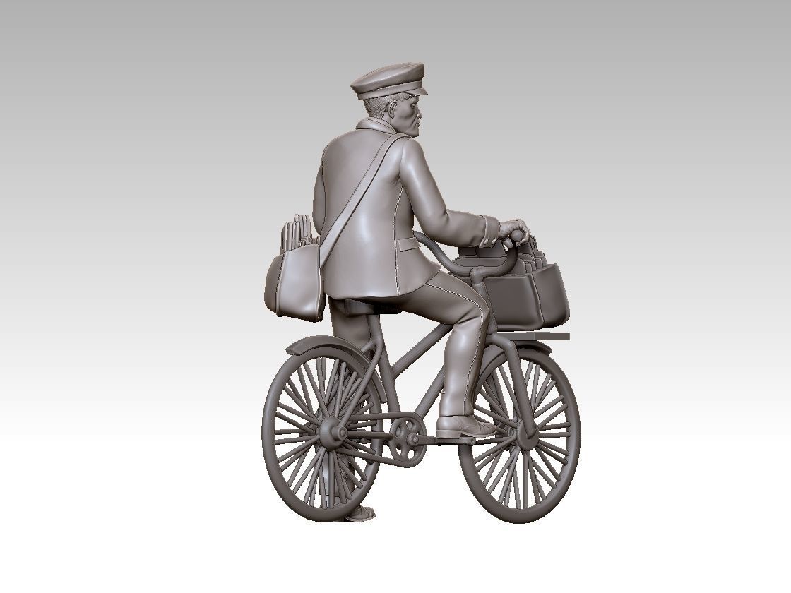 POSTMEN statue of man and woman 3D model 3D printable | CGTrader