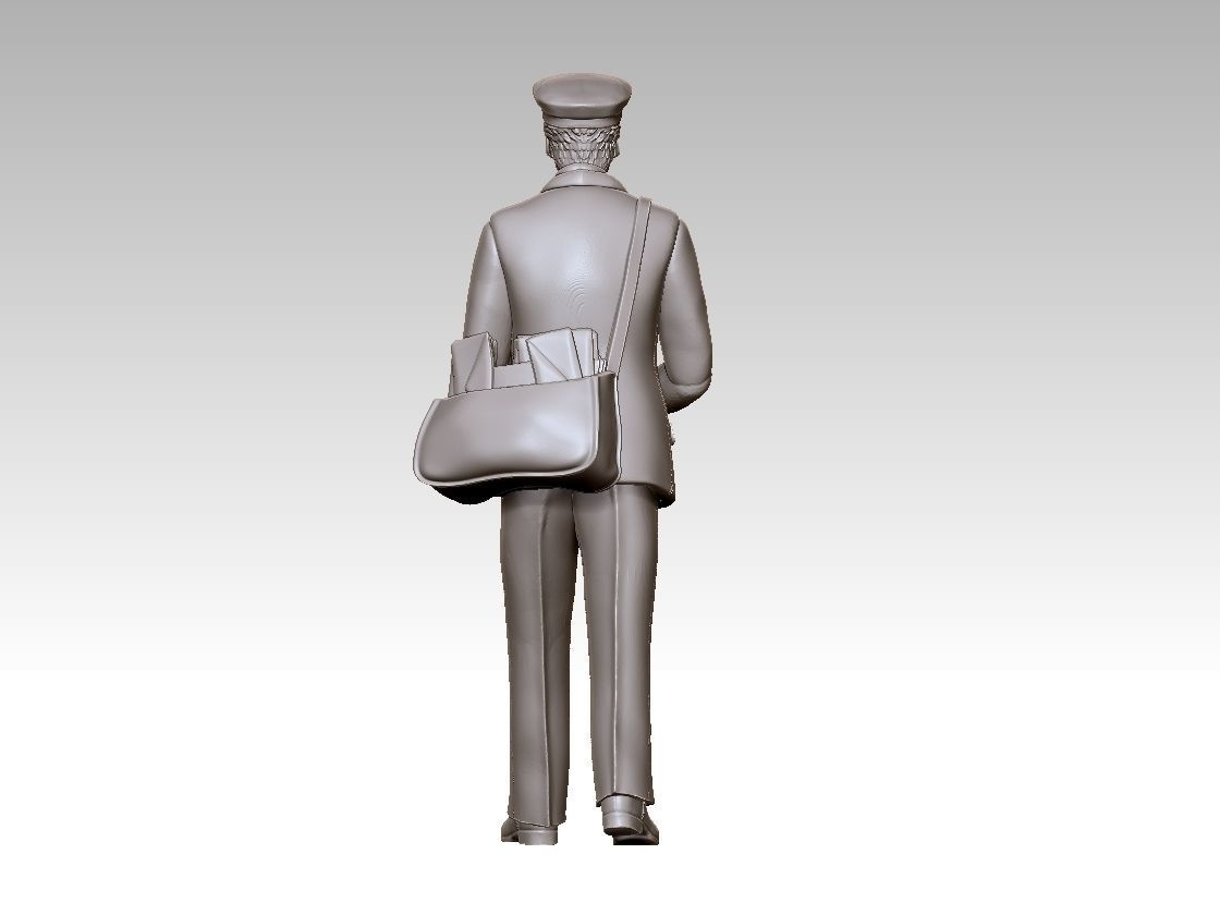 POSTMEN statue of man and woman 3D model 3D printable | CGTrader