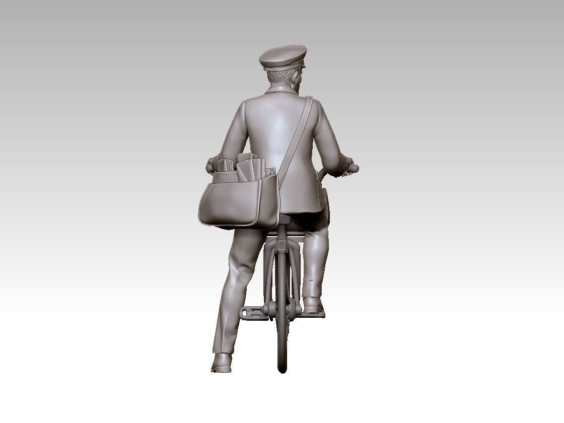 POSTMEN statue of man and woman 3D model 3D printable | CGTrader
