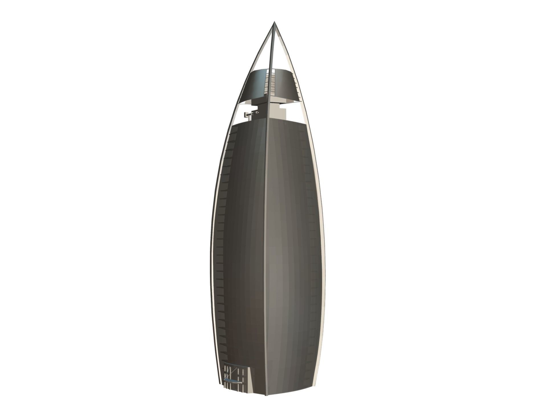 3D model Woqod tower - Qatar doha VR / AR / low-poly | CGTrader