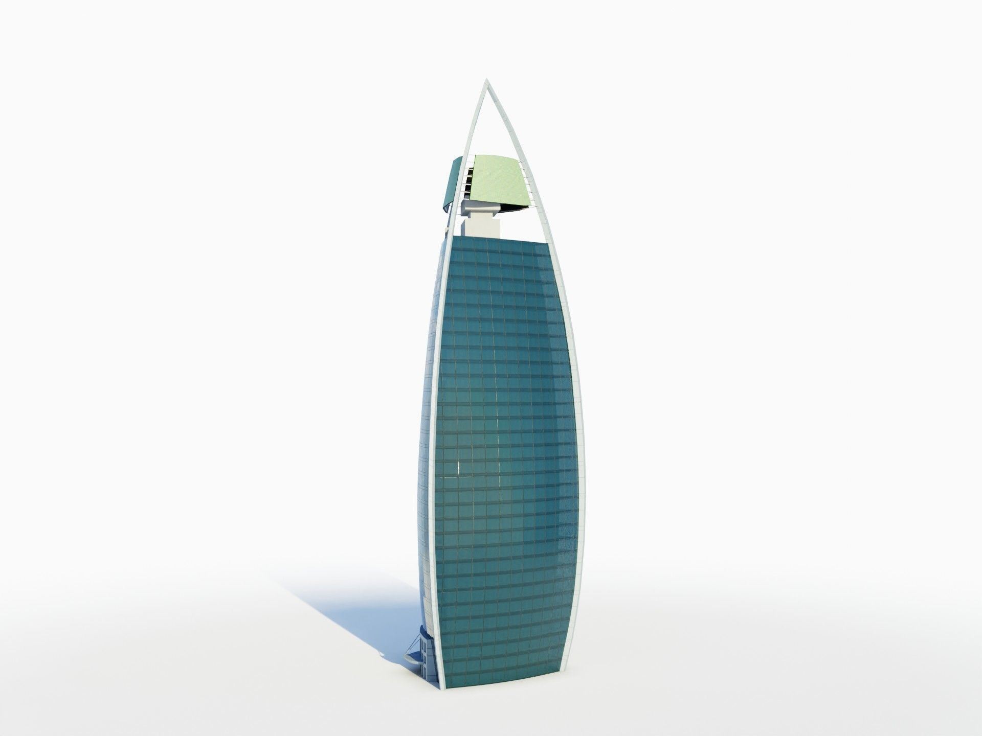 3D model Woqod tower - Qatar doha VR / AR / low-poly | CGTrader