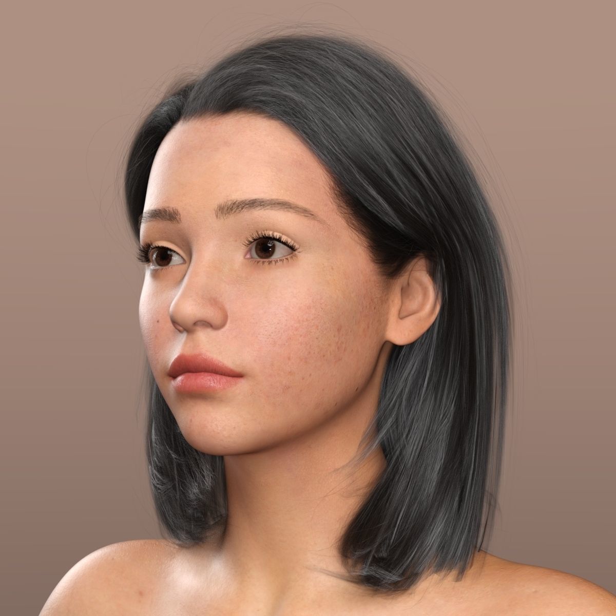 Kumiko Pro Textures for Genesis 9 3D model rigged | CGTrader