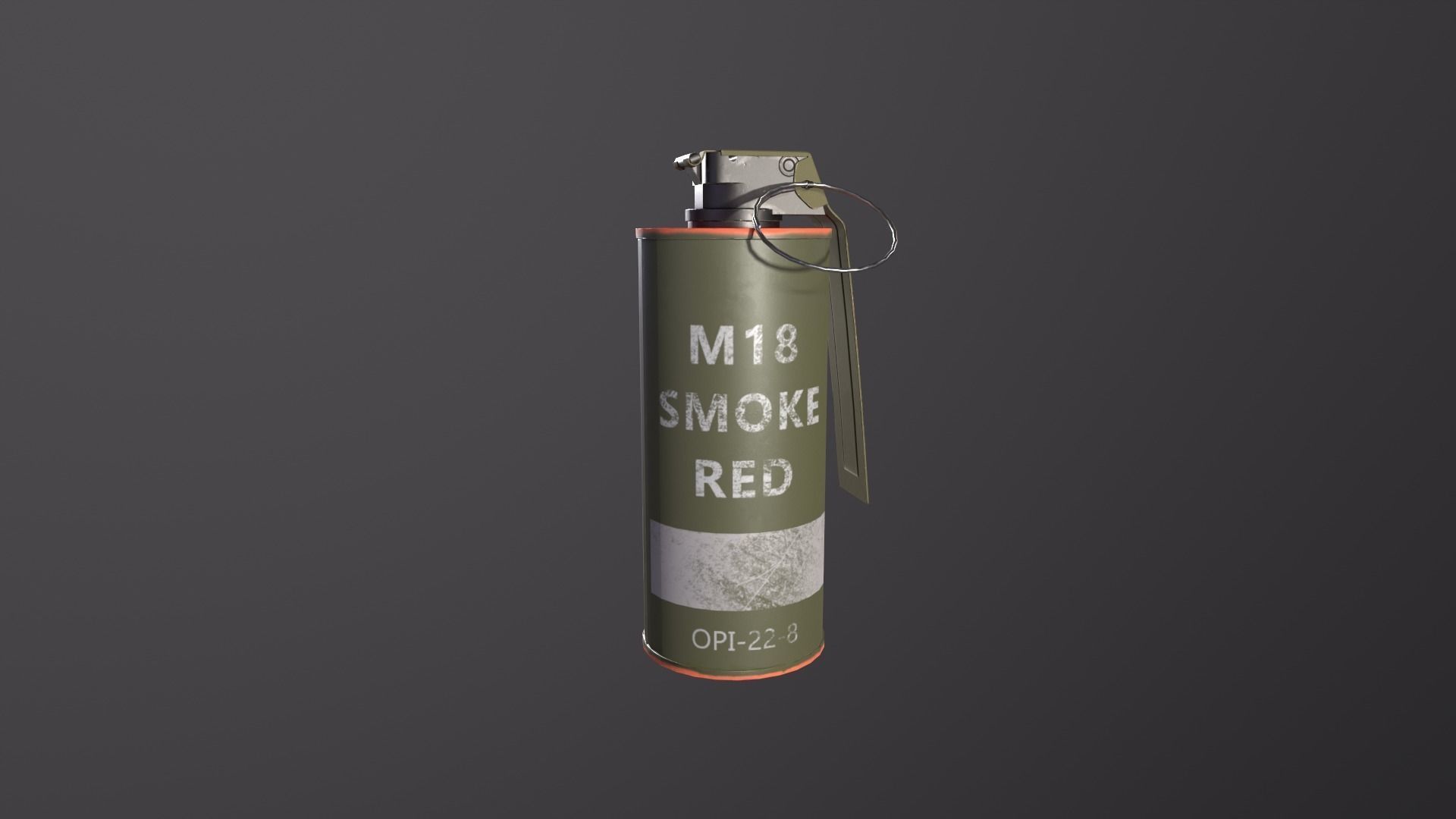 3D model M18 SMOKE GRENADE VR / AR / low-poly | CGTrader