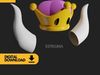 Bowsette Crown and Horns STL 3D Files Digital Download 3D model 3D ...