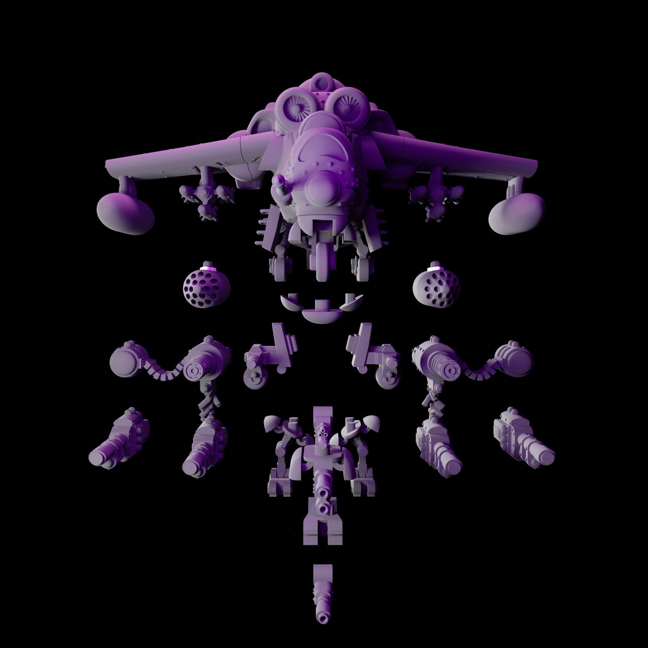 MI-24 Valk-D 3D model 3D printable | CGTrader