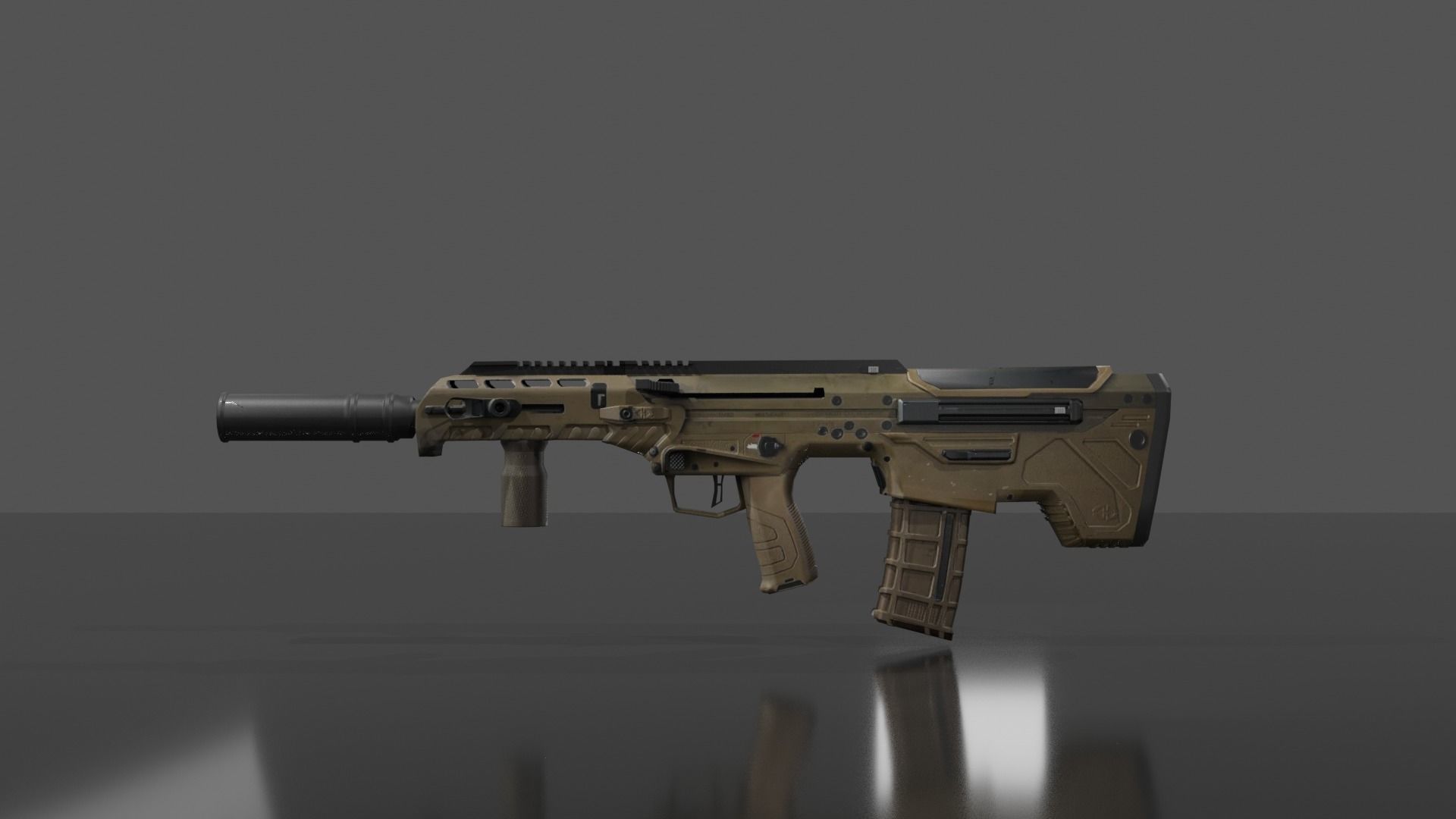 3D model MDR Rifle VR / AR / low-poly | CGTrader