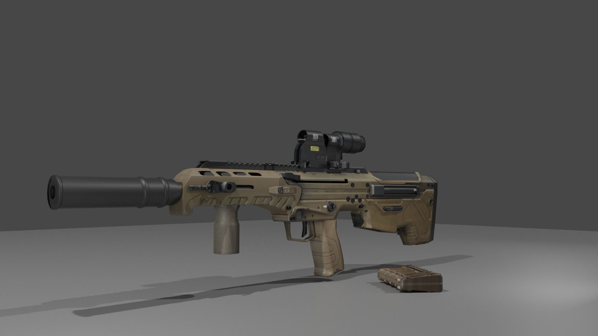 3D model MDR Rifle VR / AR / low-poly | CGTrader