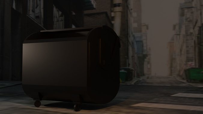 Trash can free 3D model | CGTrader