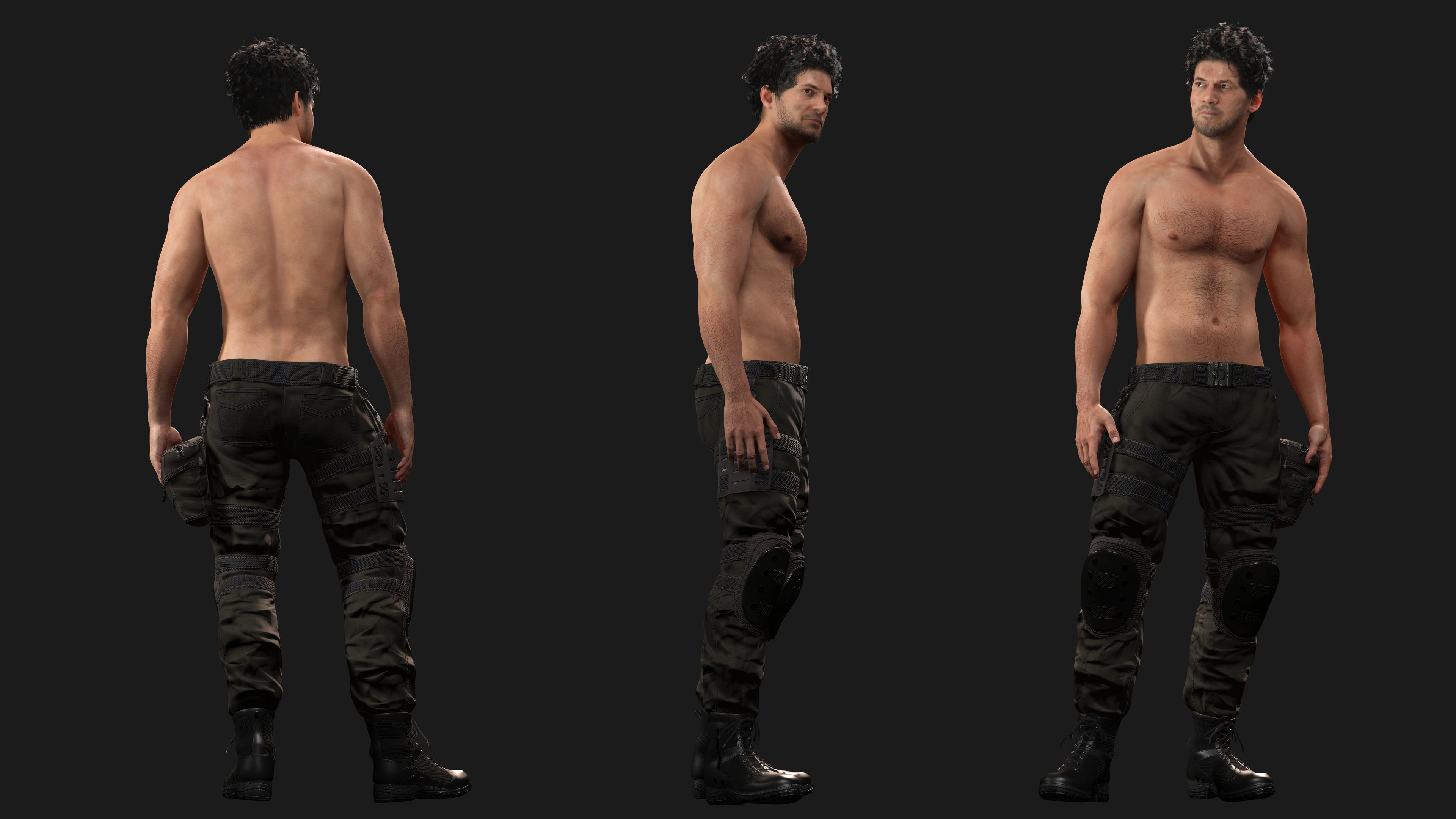 3D model Survival Man Apocalypse VR / AR / low-poly | CGTrader