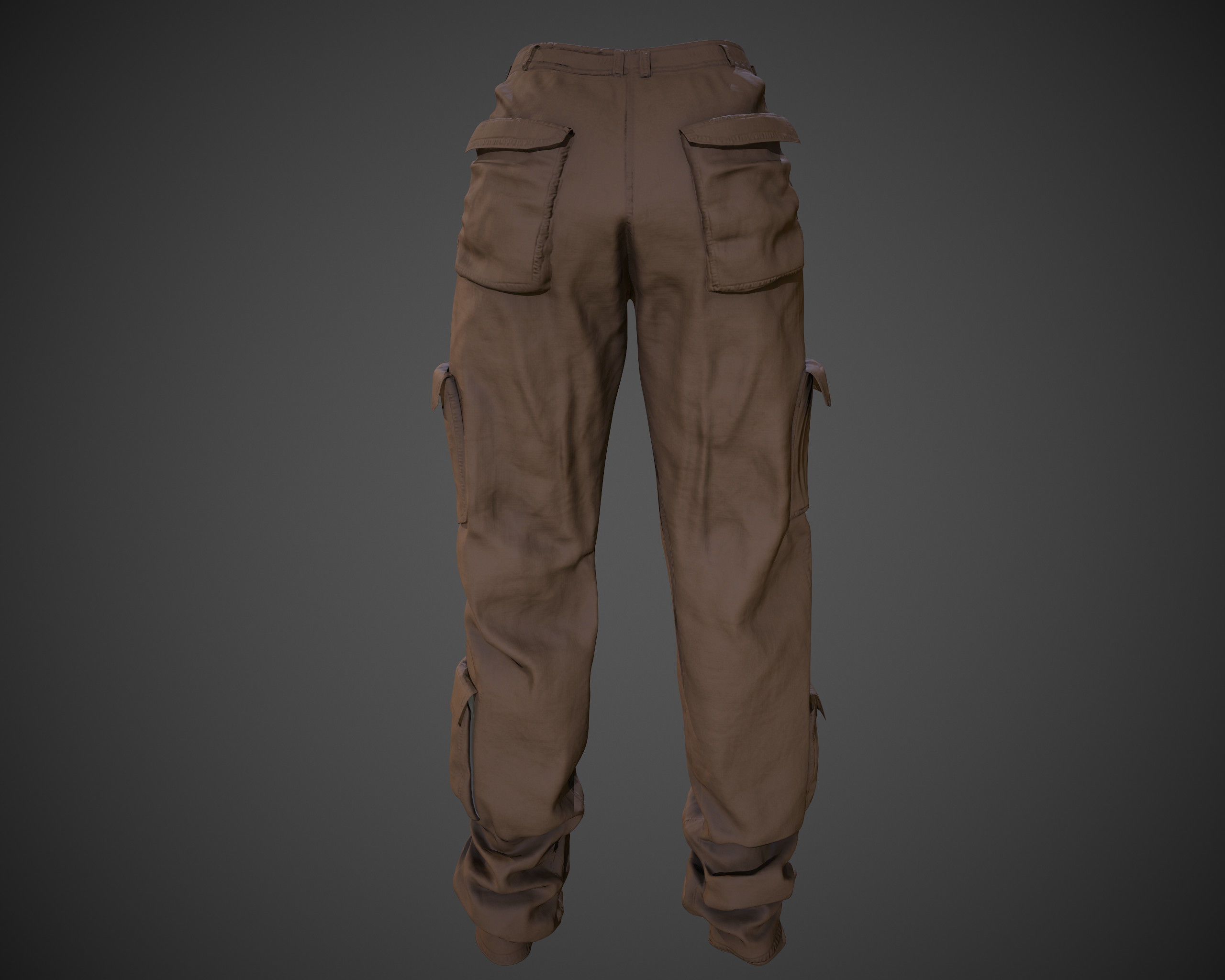 3D model Cargo Pants for Videogames VR / AR / low-poly | CGTrader