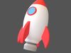 3D model Cartoon Rocket Hat V1 001 VR / AR / low-poly | CGTrader