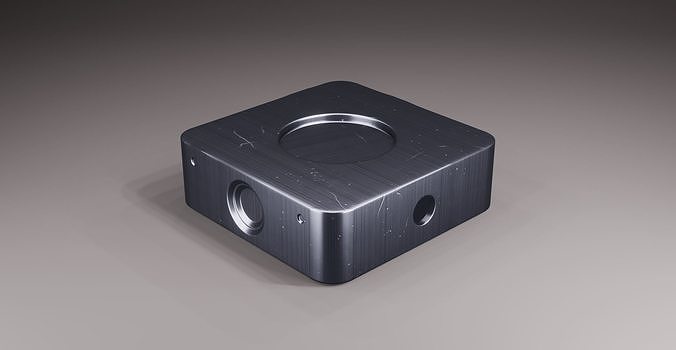 Mechanical - Square Block 3D model | CGTrader