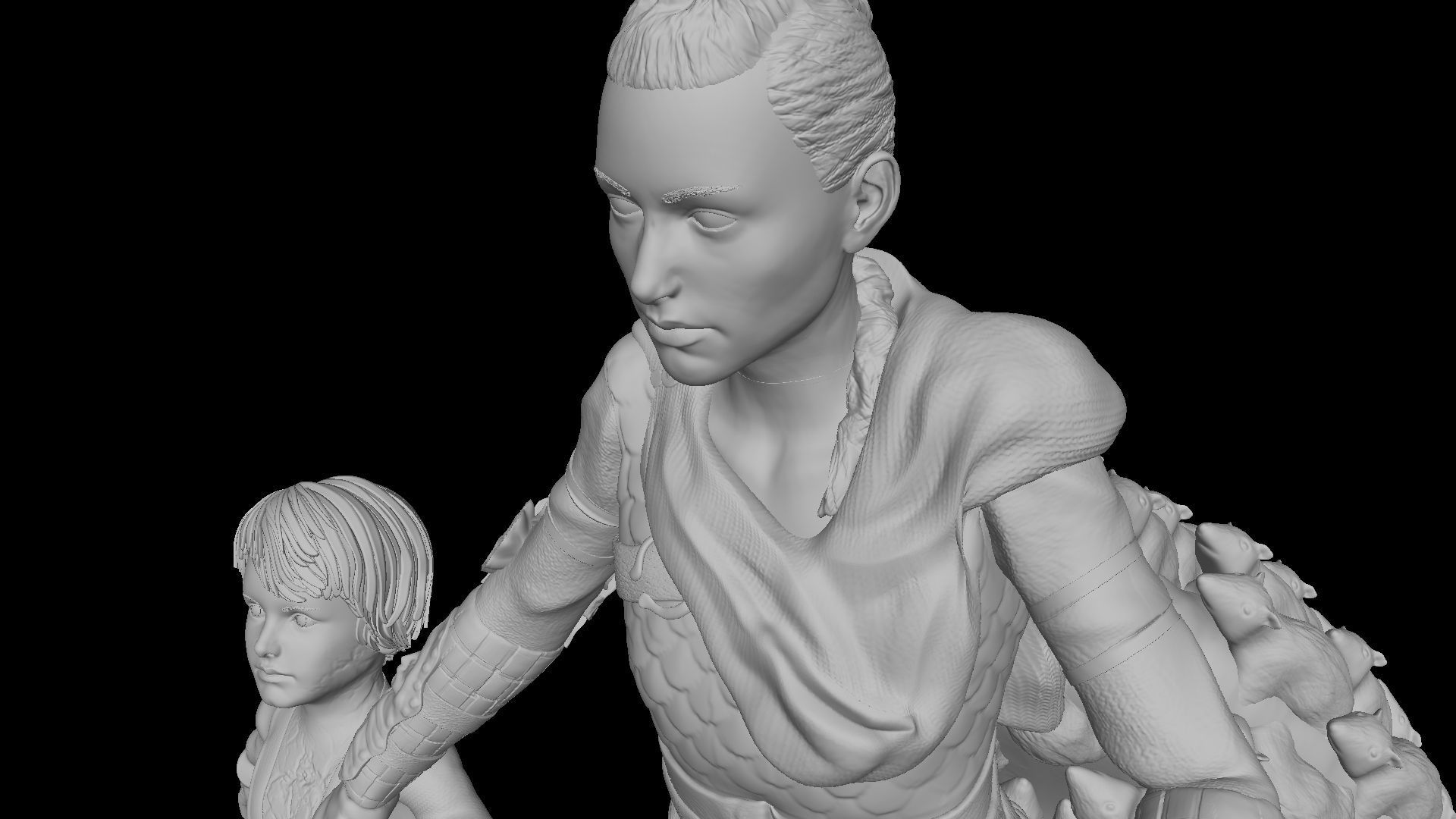 A PLAGUE TALE AMICIA Y HUGO RUN 3D model 3D printable | CGTrader