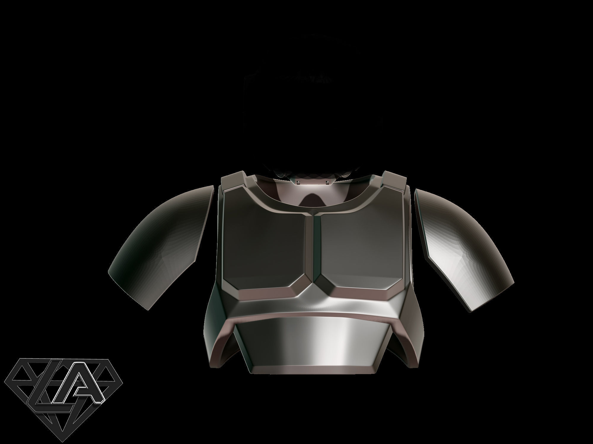 Warhammer Combat Armor without helmet 3D model 3D printable | CGTrader