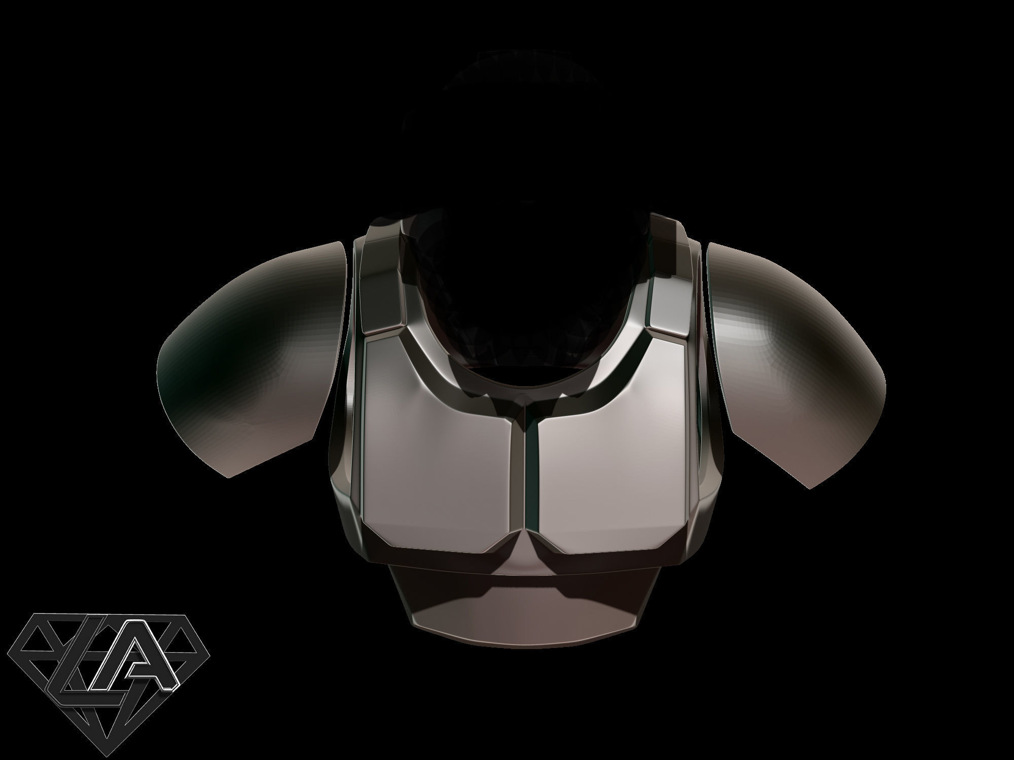 Warhammer Combat Armor without helmet 3D model 3D printable | CGTrader