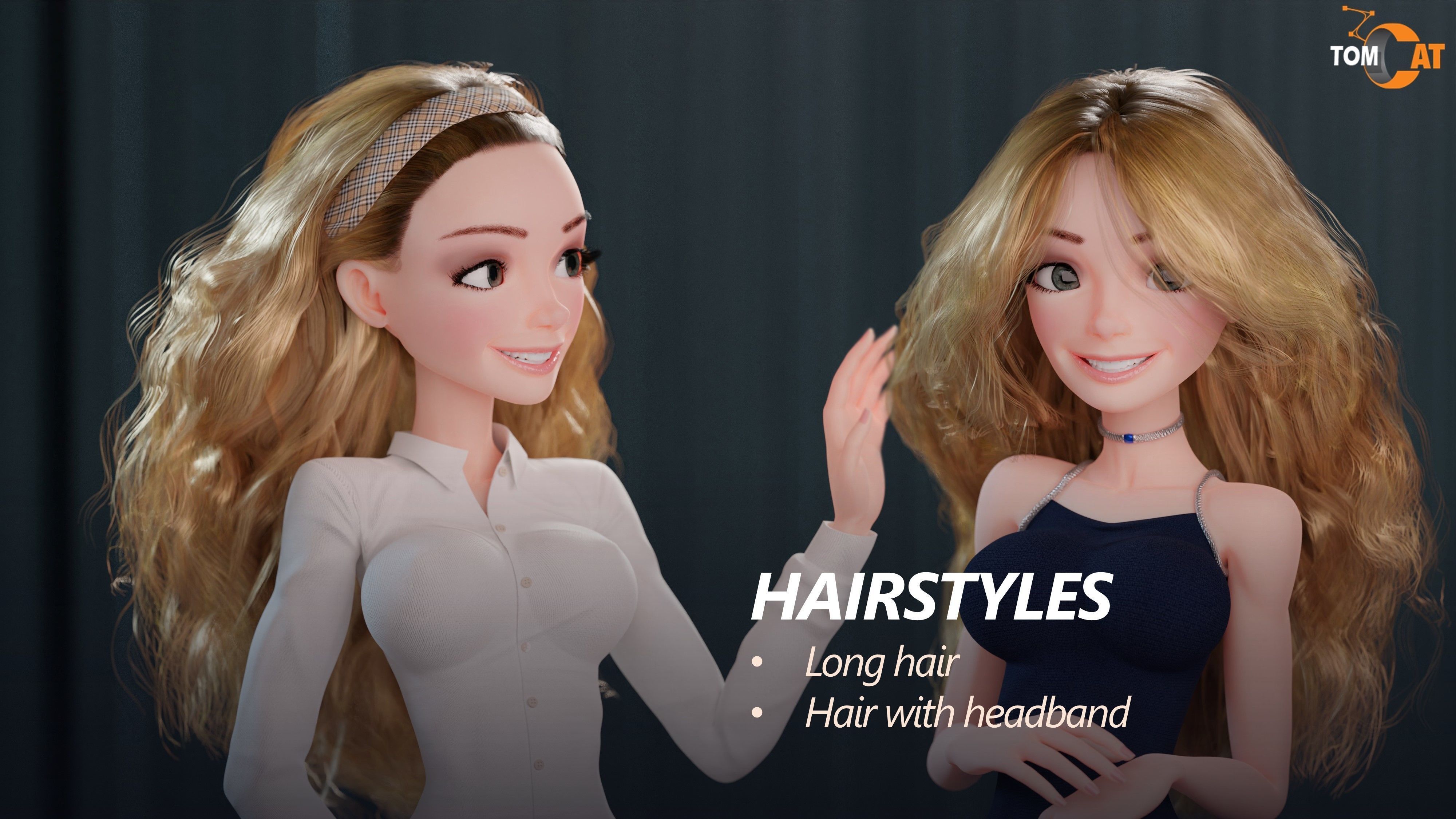 3D model Anika Rigged woman for Blender VR / AR / low-poly | CGTrader