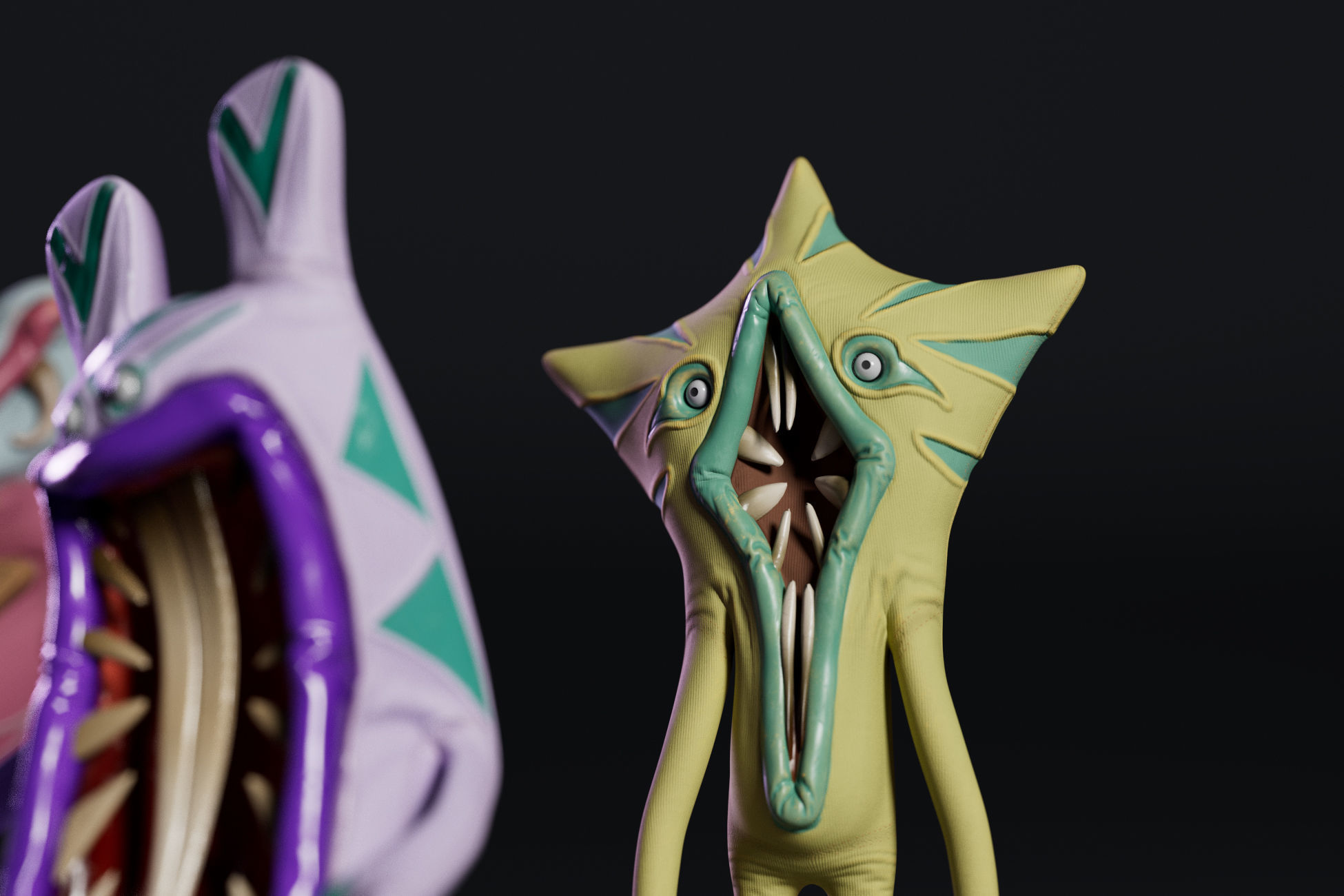 3D model Horror Plush Toys - Spooky Mascot Creatures VR / AR / low-poly ...