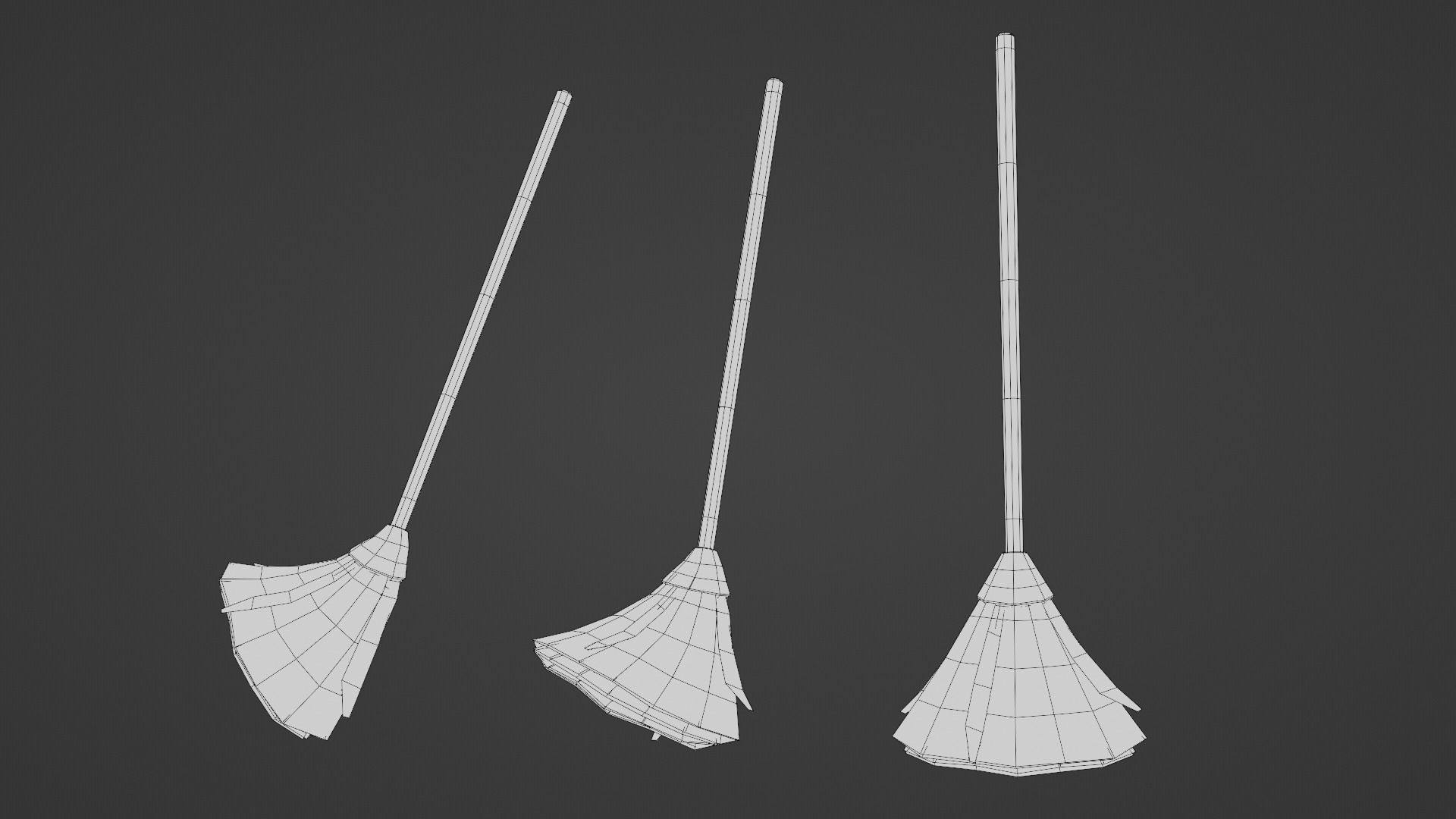 3D model Stylized broom VR / AR / low-poly | CGTrader