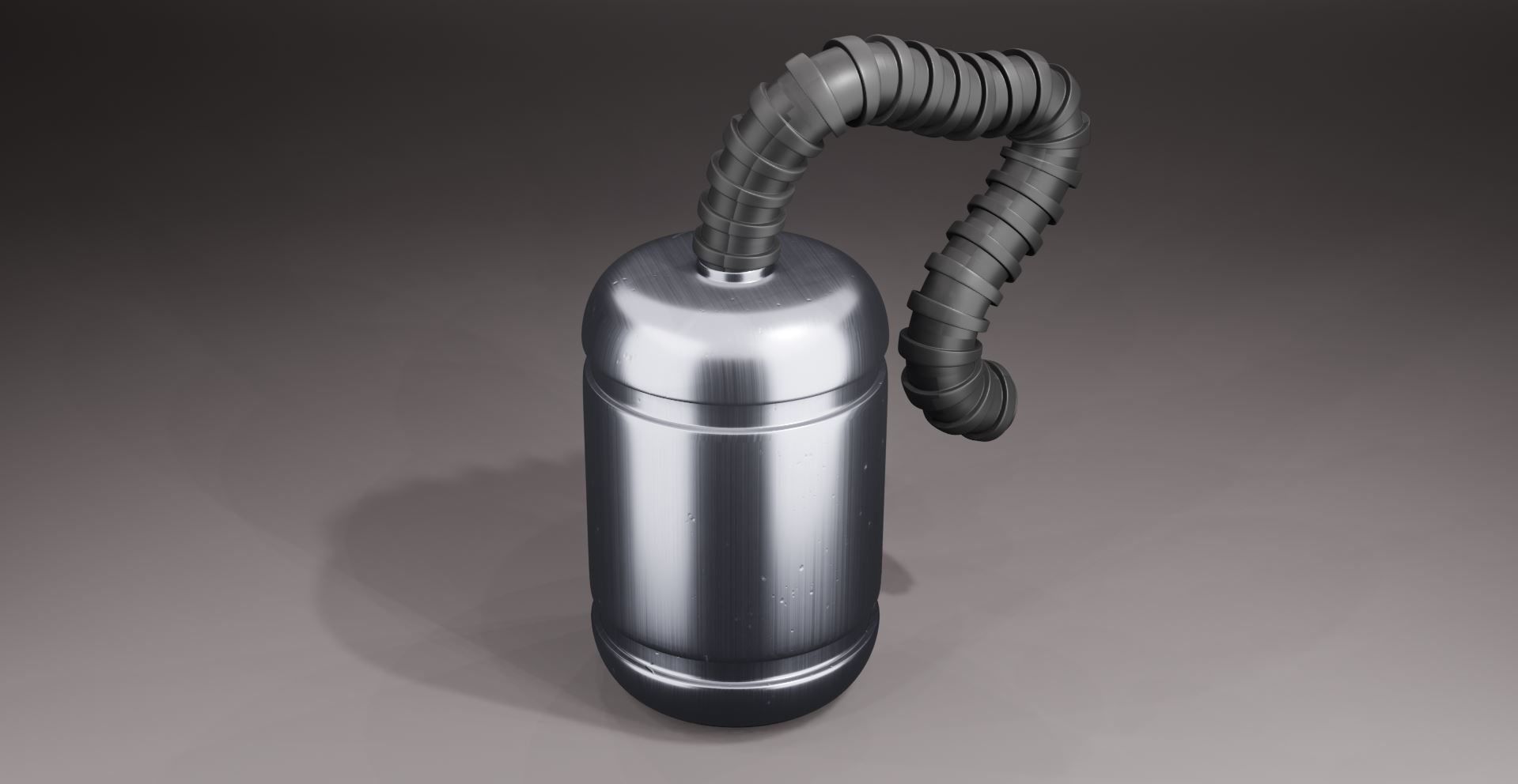 Mechanical - Tank and Twisted Conduit pipe 3D model | CGTrader