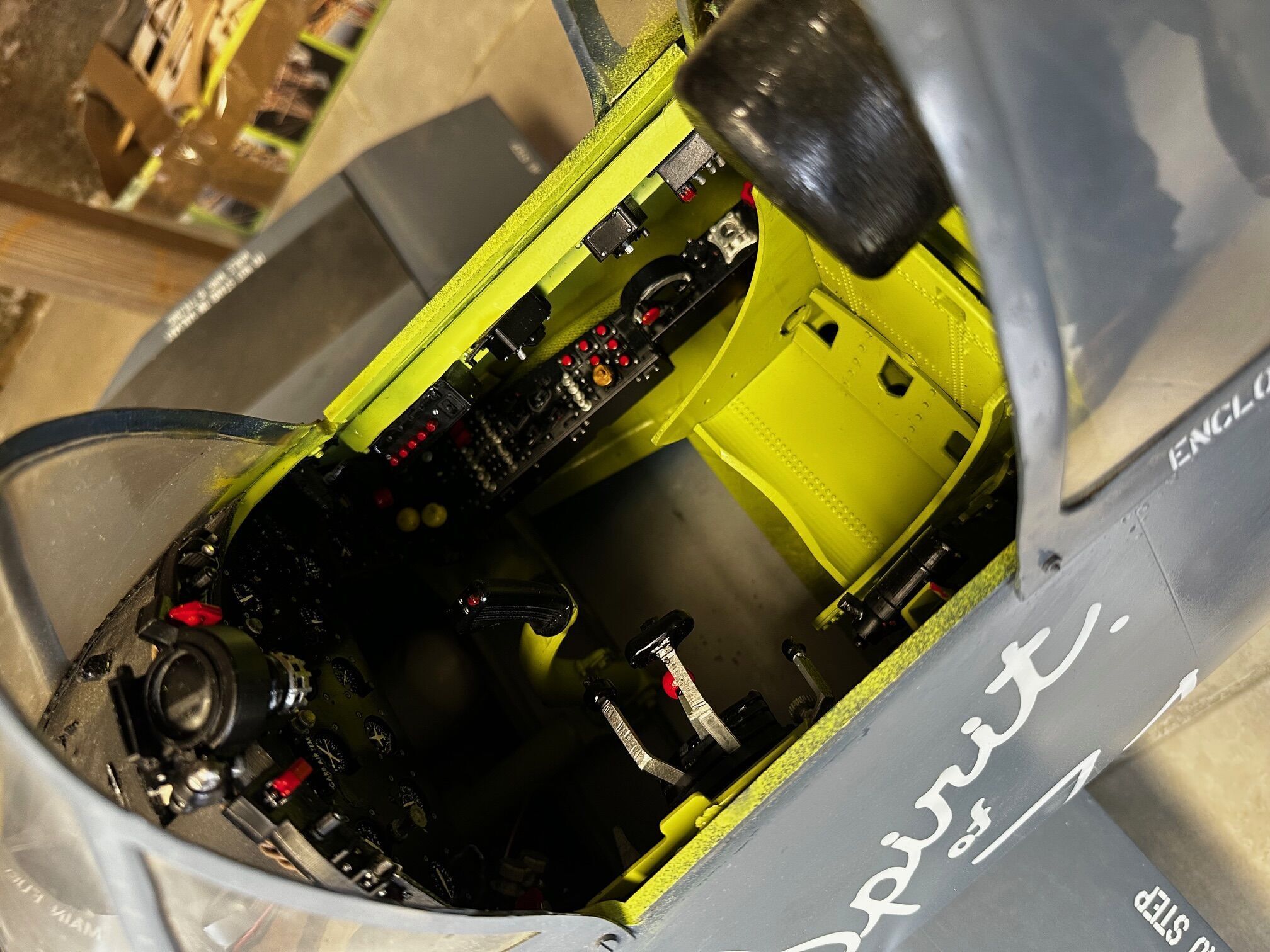 F4U Corsair Carf NEW Hight definition cockpit STL FILES ONLY 3D model ...