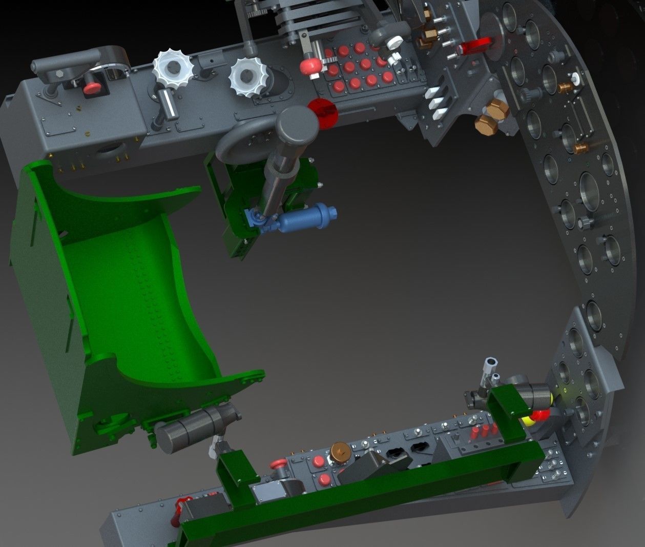 F4U Corsair Carf NEW Hight definition cockpit STL FILES ONLY 3D model ...