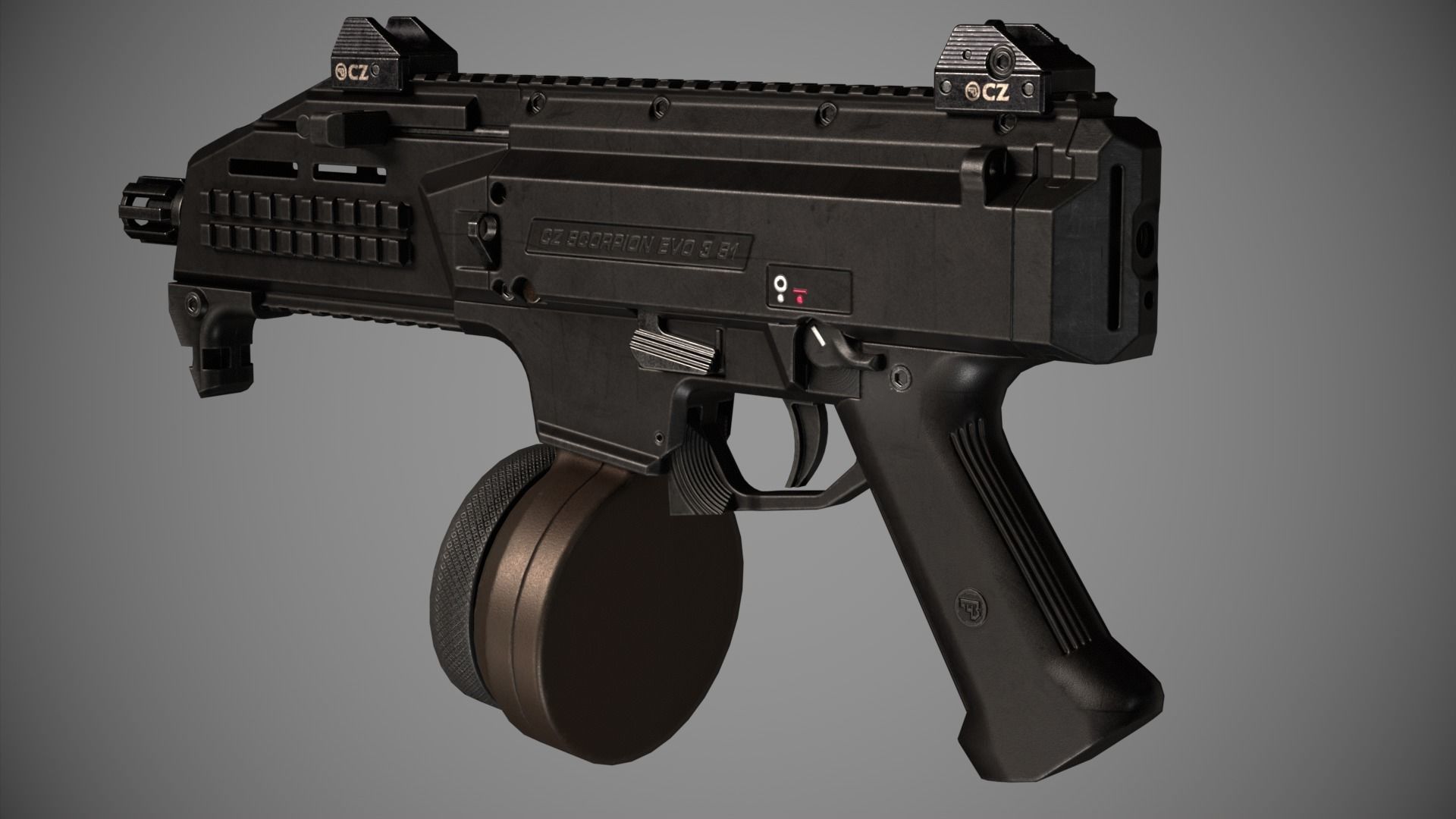 3D model CZ Scorpion VR / AR / low-poly | CGTrader