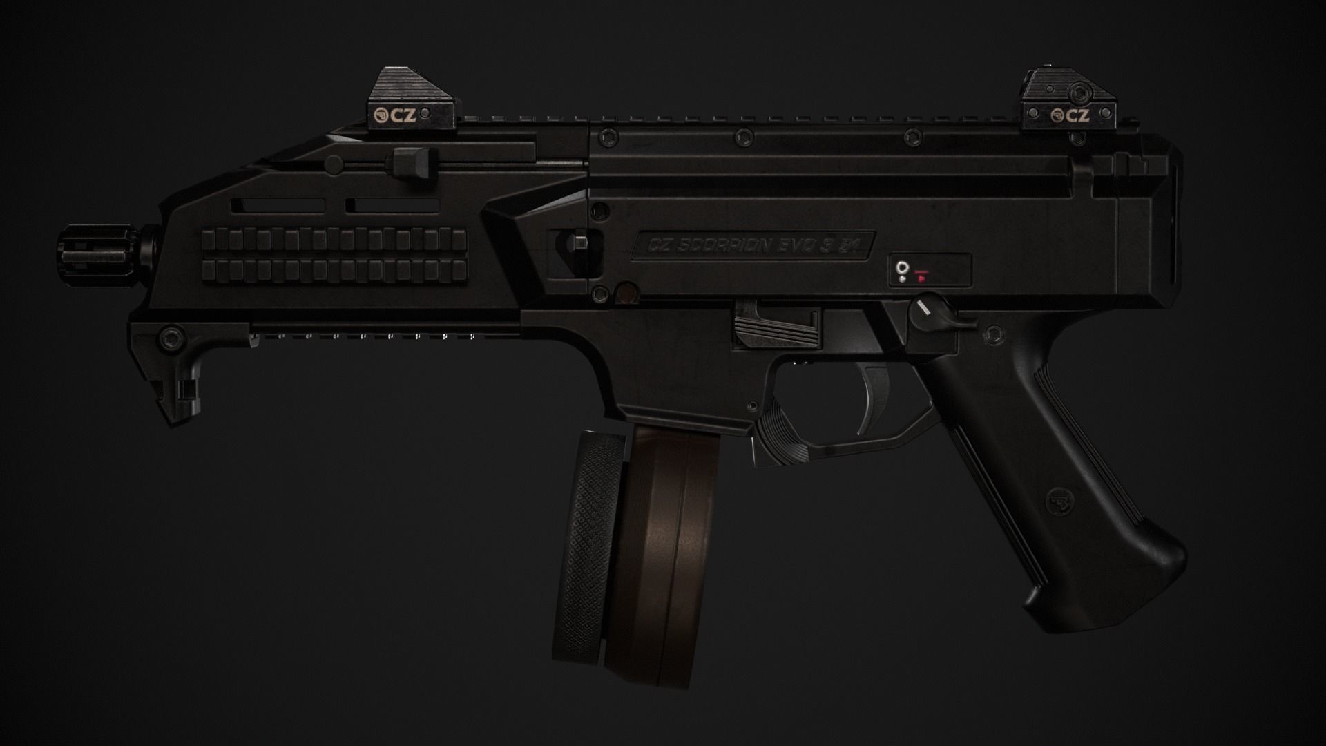 3D model CZ Scorpion VR / AR / low-poly | CGTrader