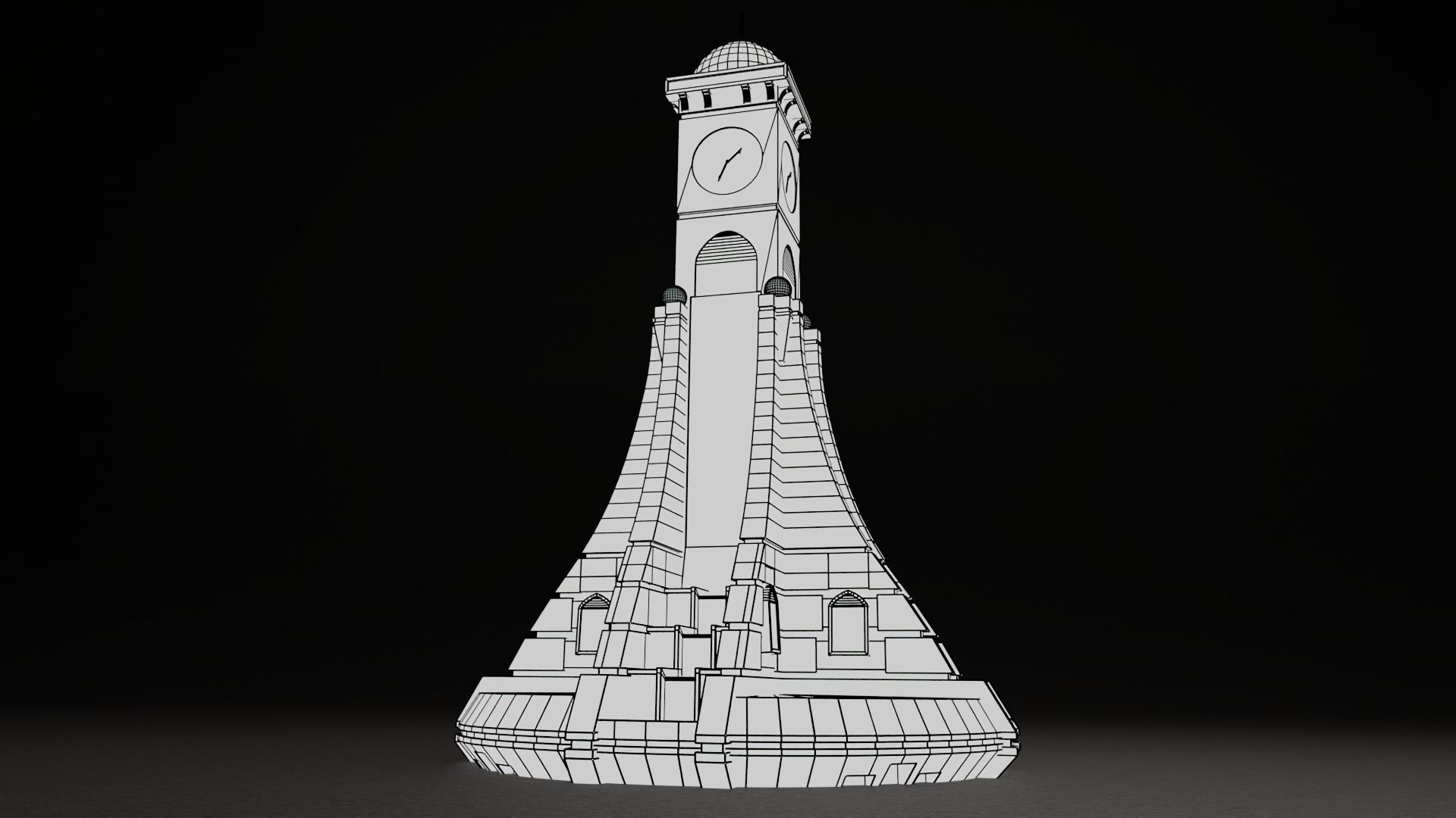 3D model SQU Tower in 3D VR / AR / low-poly | CGTrader