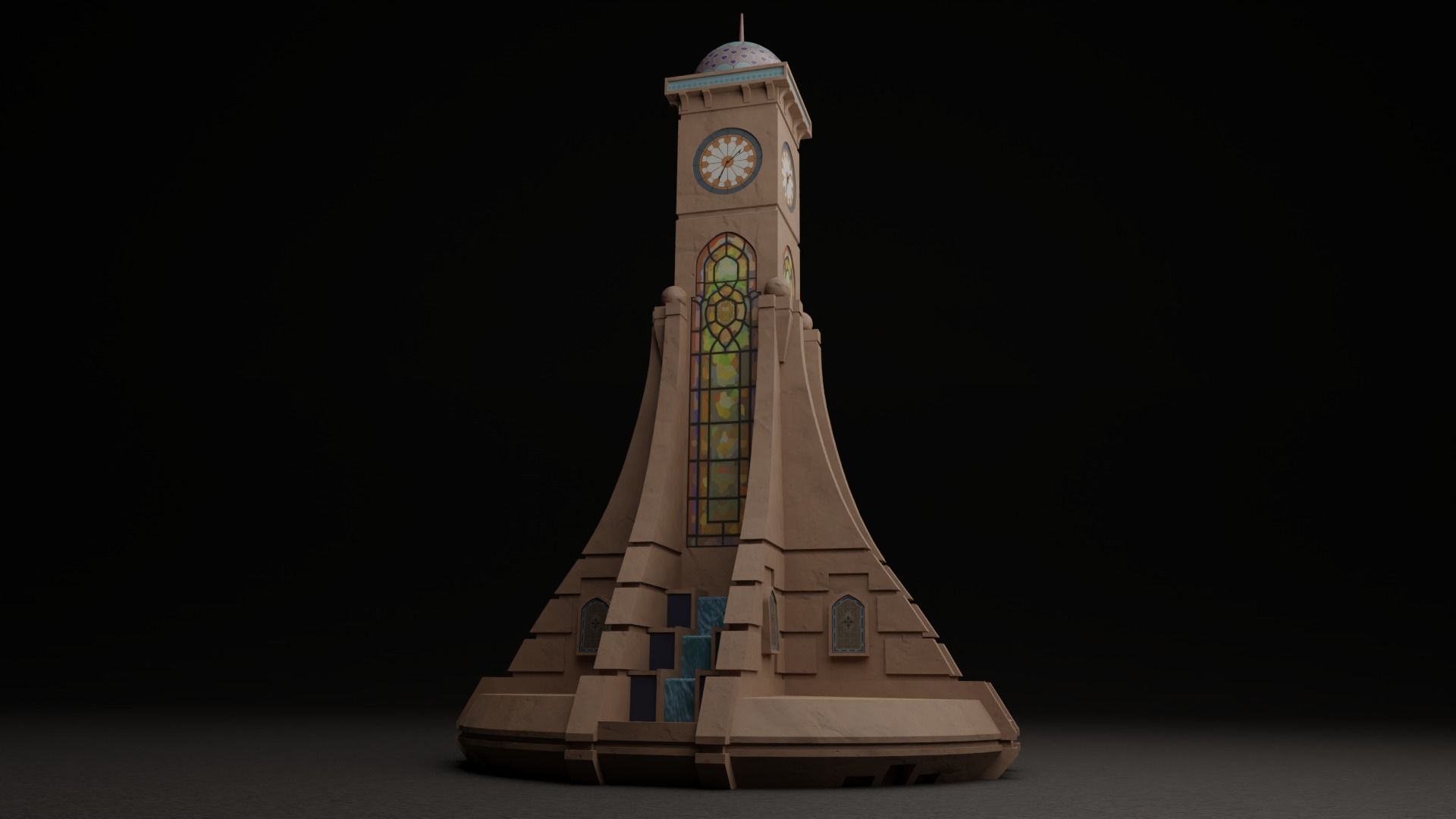 SQU Tower in 3D 3D model | CGTrader