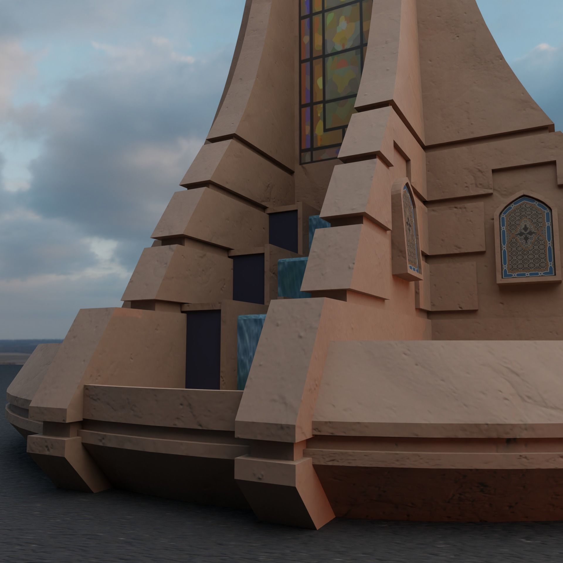 SQU Tower in 3D 3D model | CGTrader