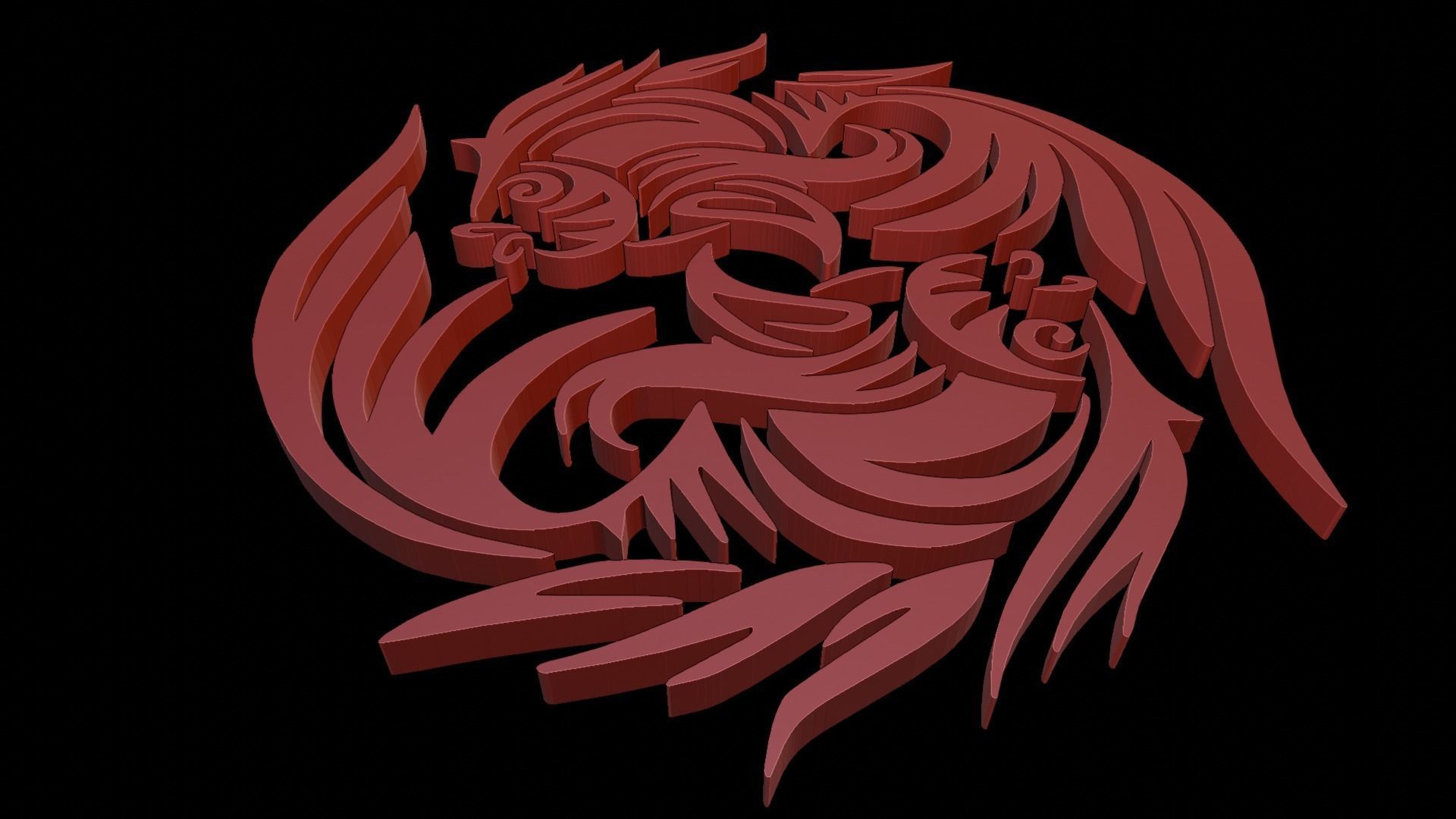 Pisces Fish 3D model 3D printable | CGTrader